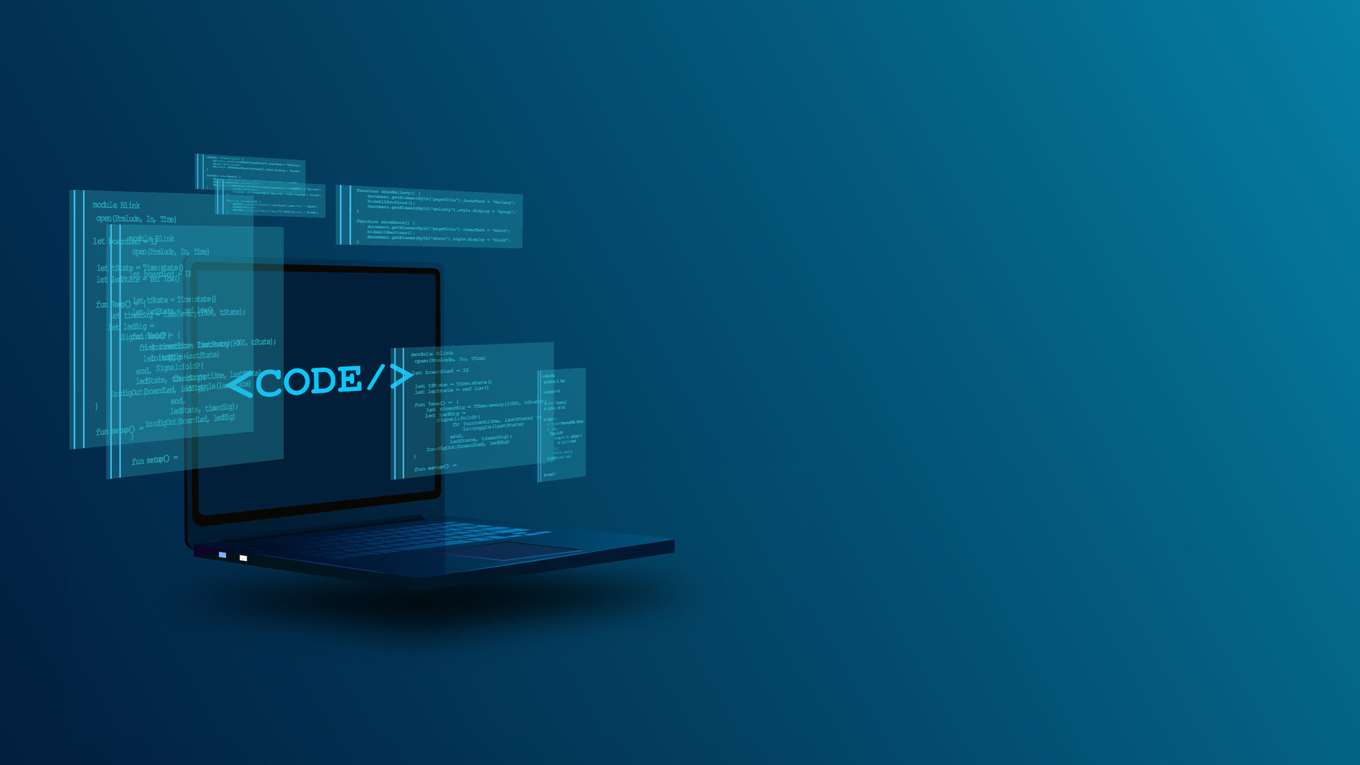 Web Development Coding Programming Data Analysis Laptop Vector