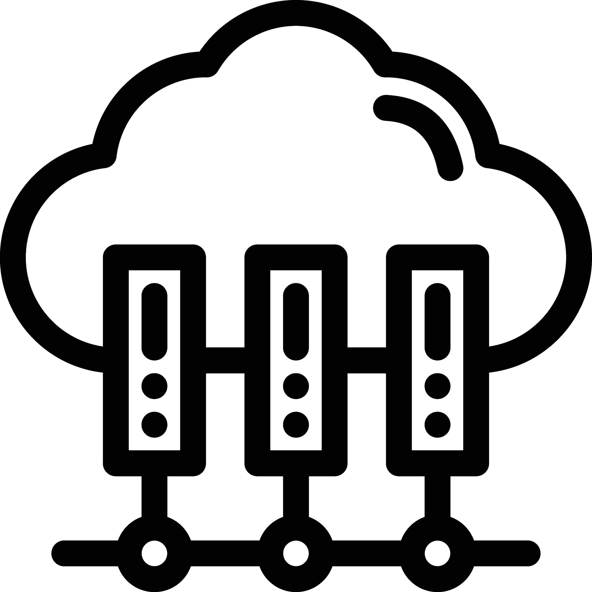 Cloud Server Line Icon For Download 25910386 Vector Art At Vecteezy