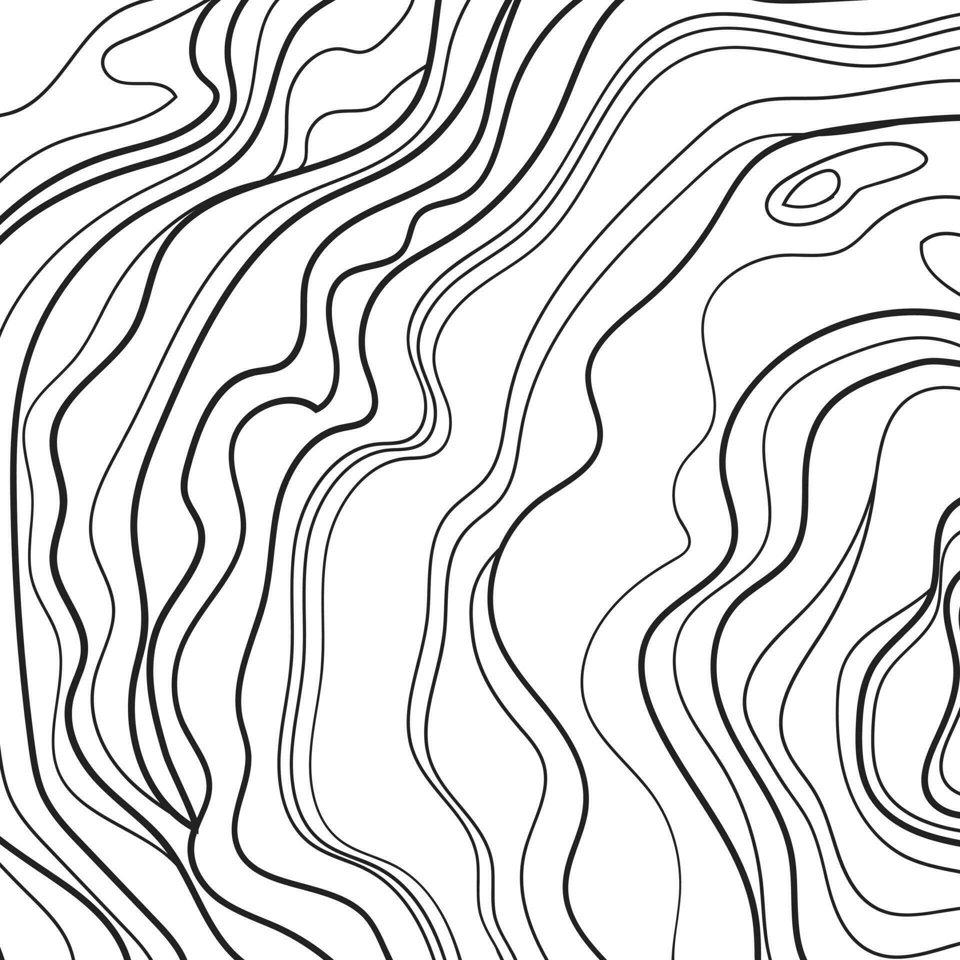 Organic line art background vector. Modern minimal contour drawing ...