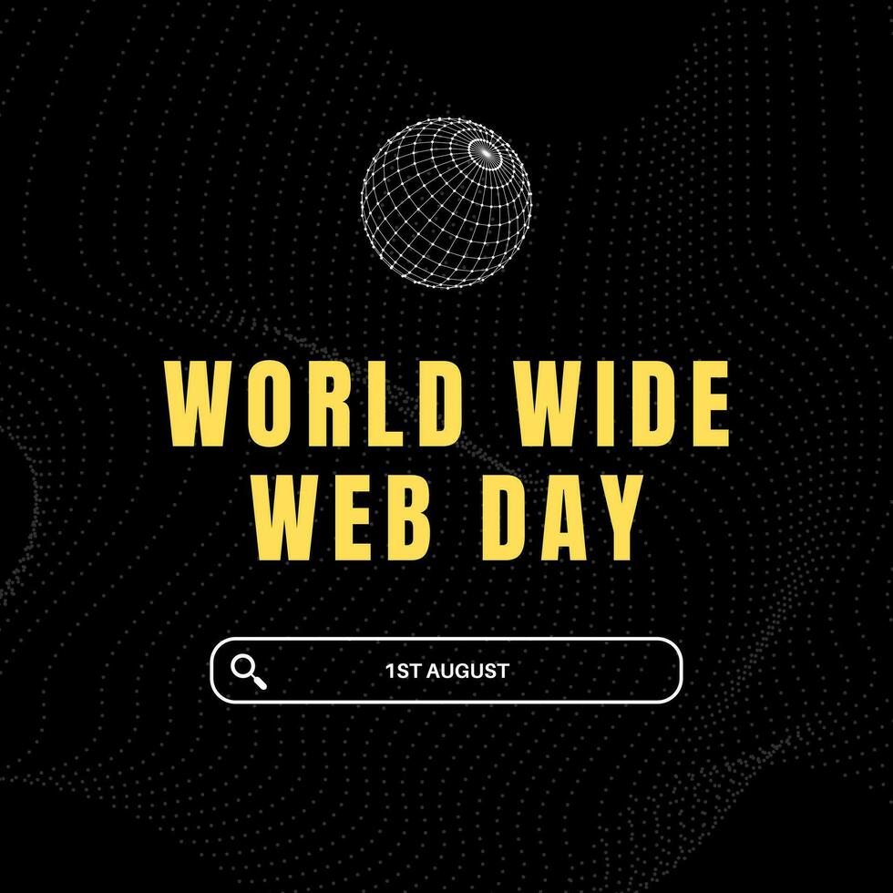 cada año mundo amplio web día vector ilustración Perfecto para en línea celebracion. web bandera ...