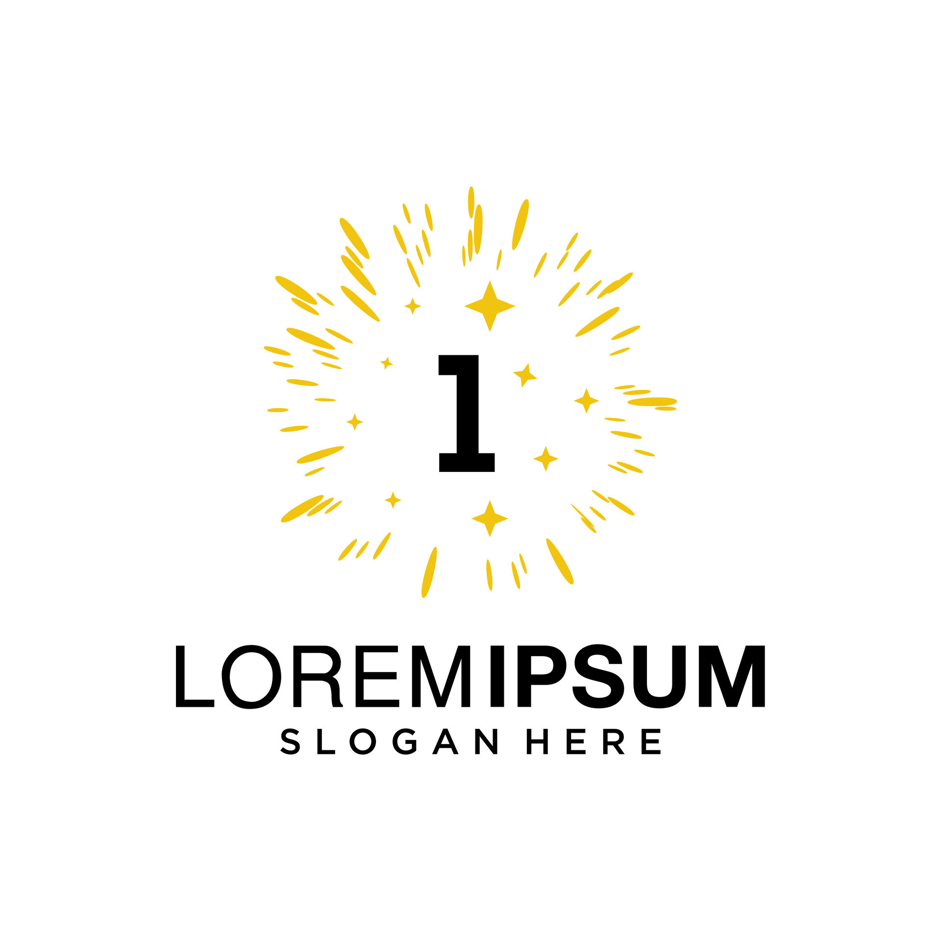 Number 1 logo design with star, inspiration logo design 25914475 Vector ... Number 1 logo design with star, inspiration logo design 25914475 Vector ...