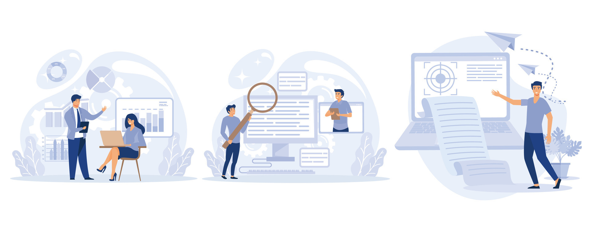 Project development specifications concept, Business analysis, software ...