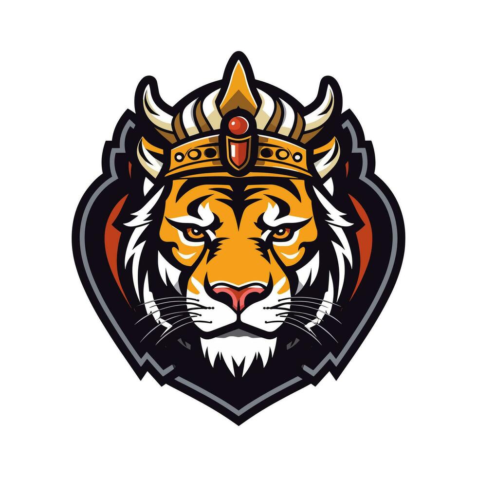 Striking hand drawn tiger logo design with intricate details and powerful presence. Ideal for ...