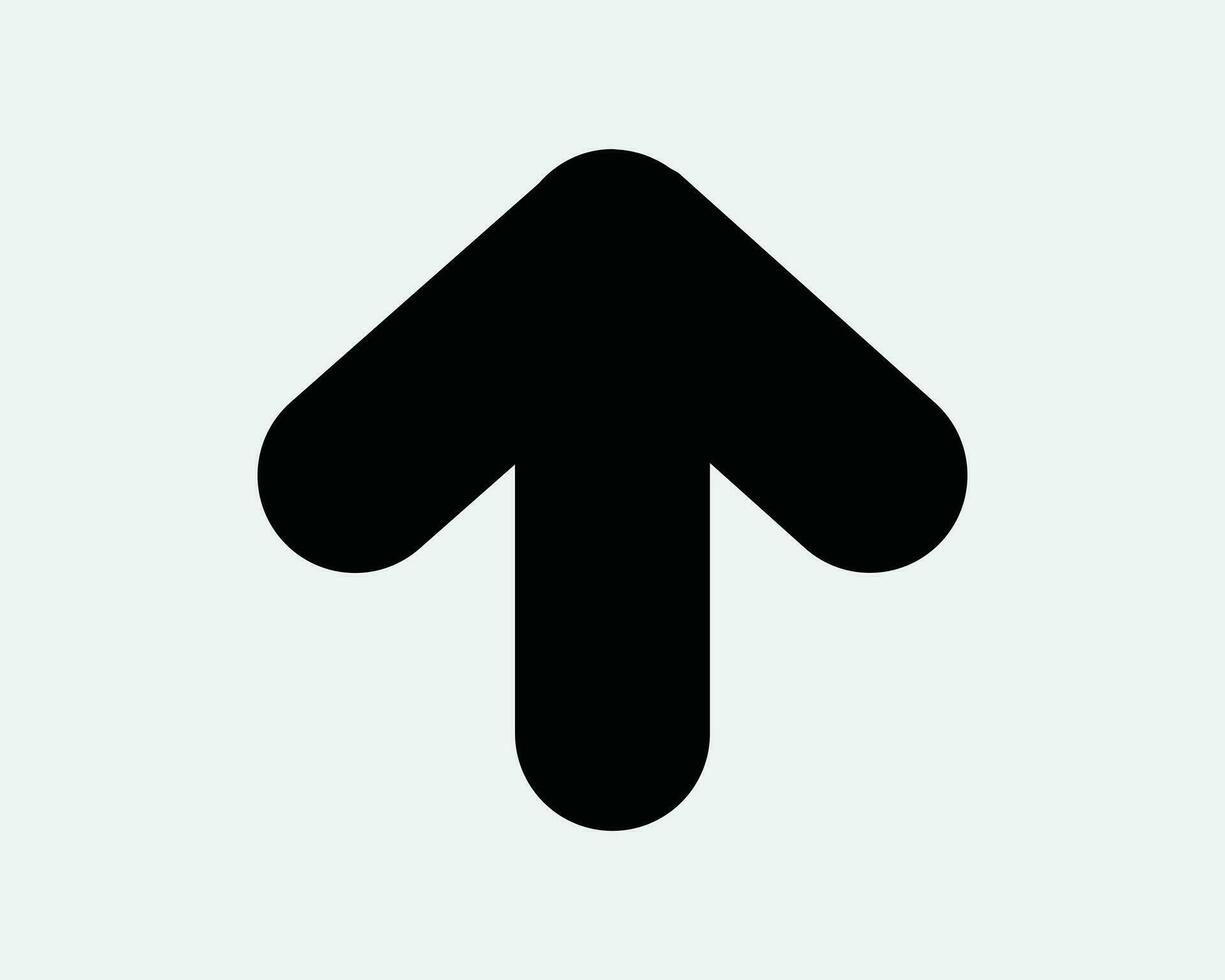 Arrow Up Icon Upload Direction Navigation Point Pointer North Position Cursor Enter Exit Path