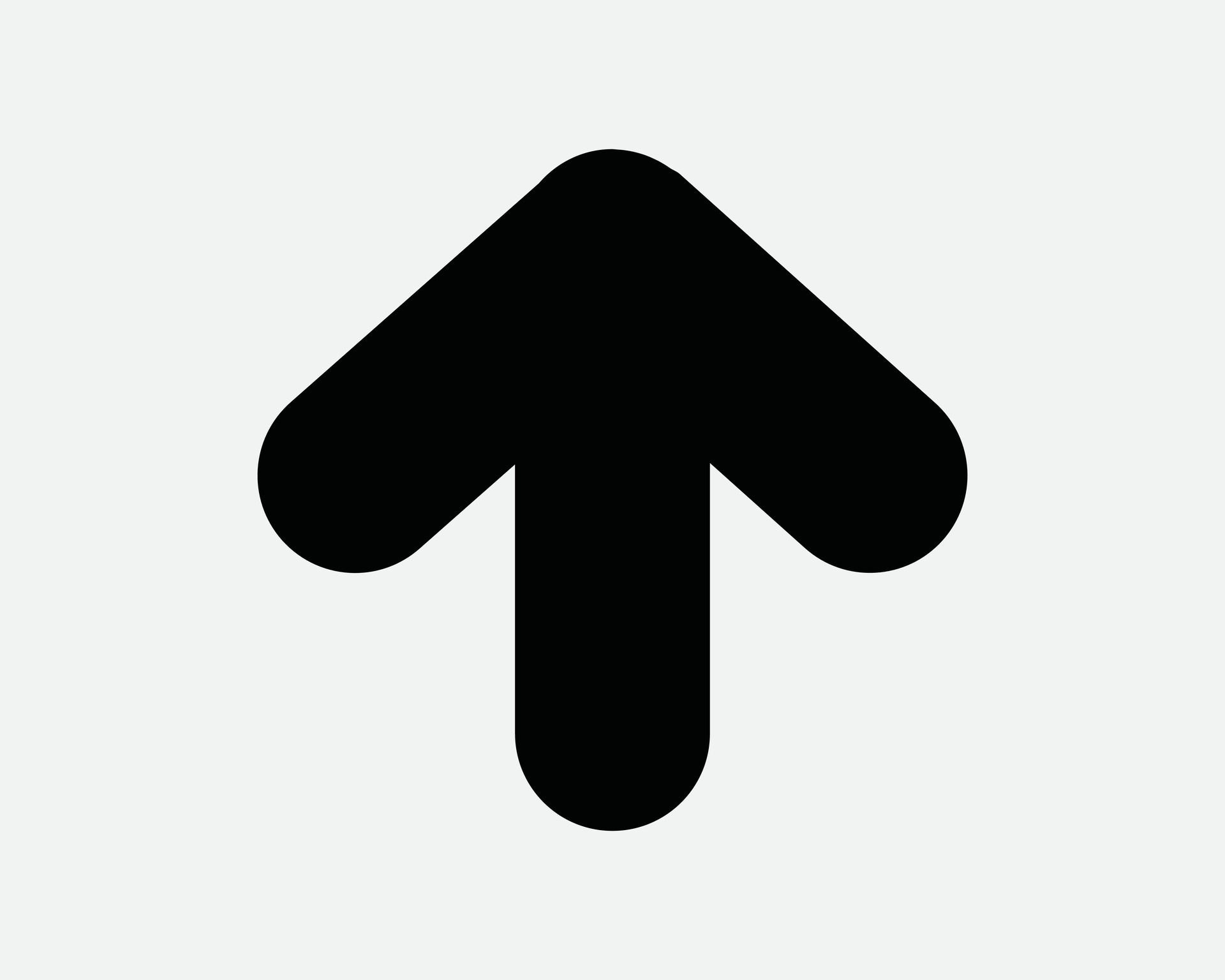 Arrow Up Icon Upload Direction Navigation Point Pointer North Position