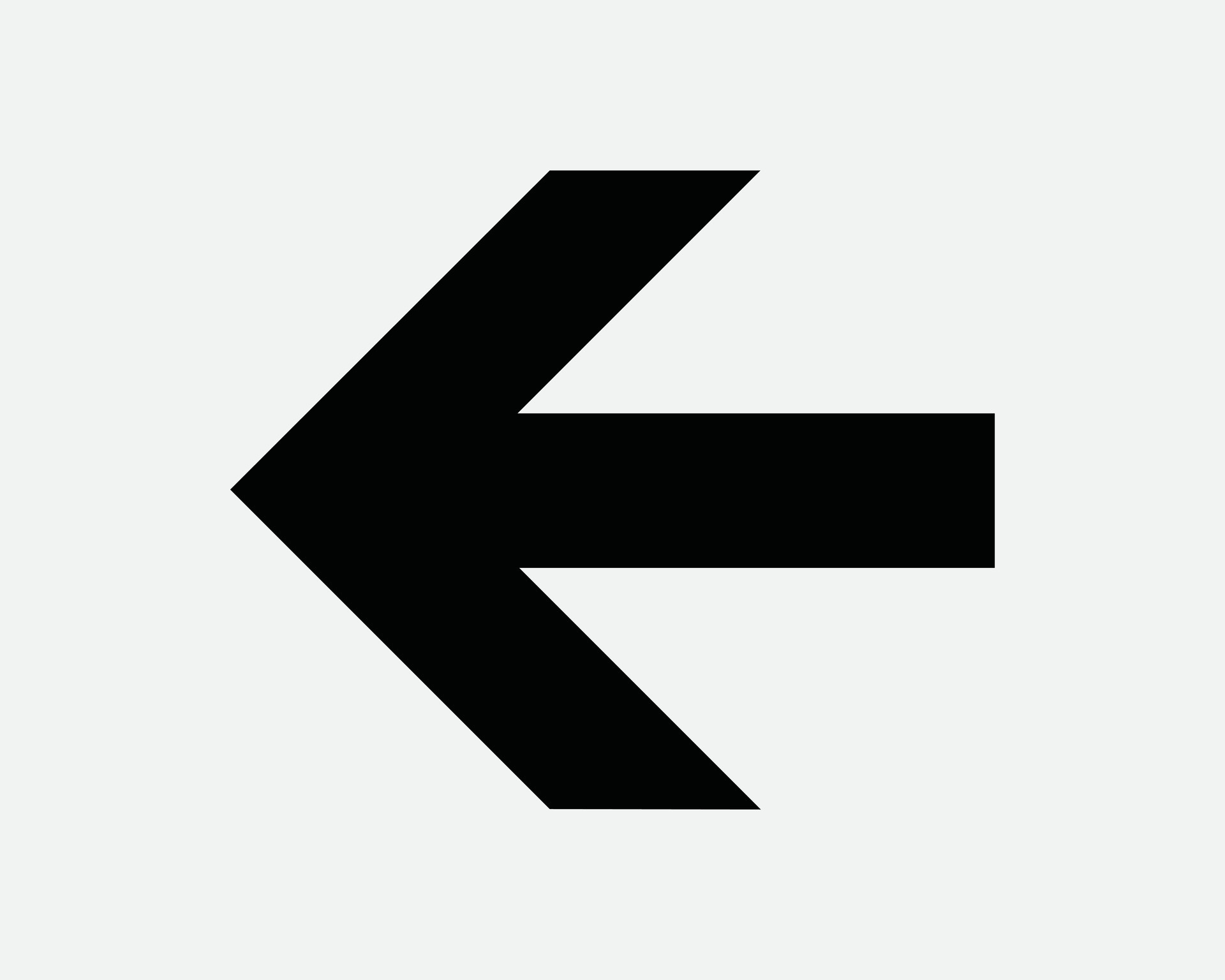 Left Arrow Icon Point Pointer Exit Path Entrance Navigation Direction