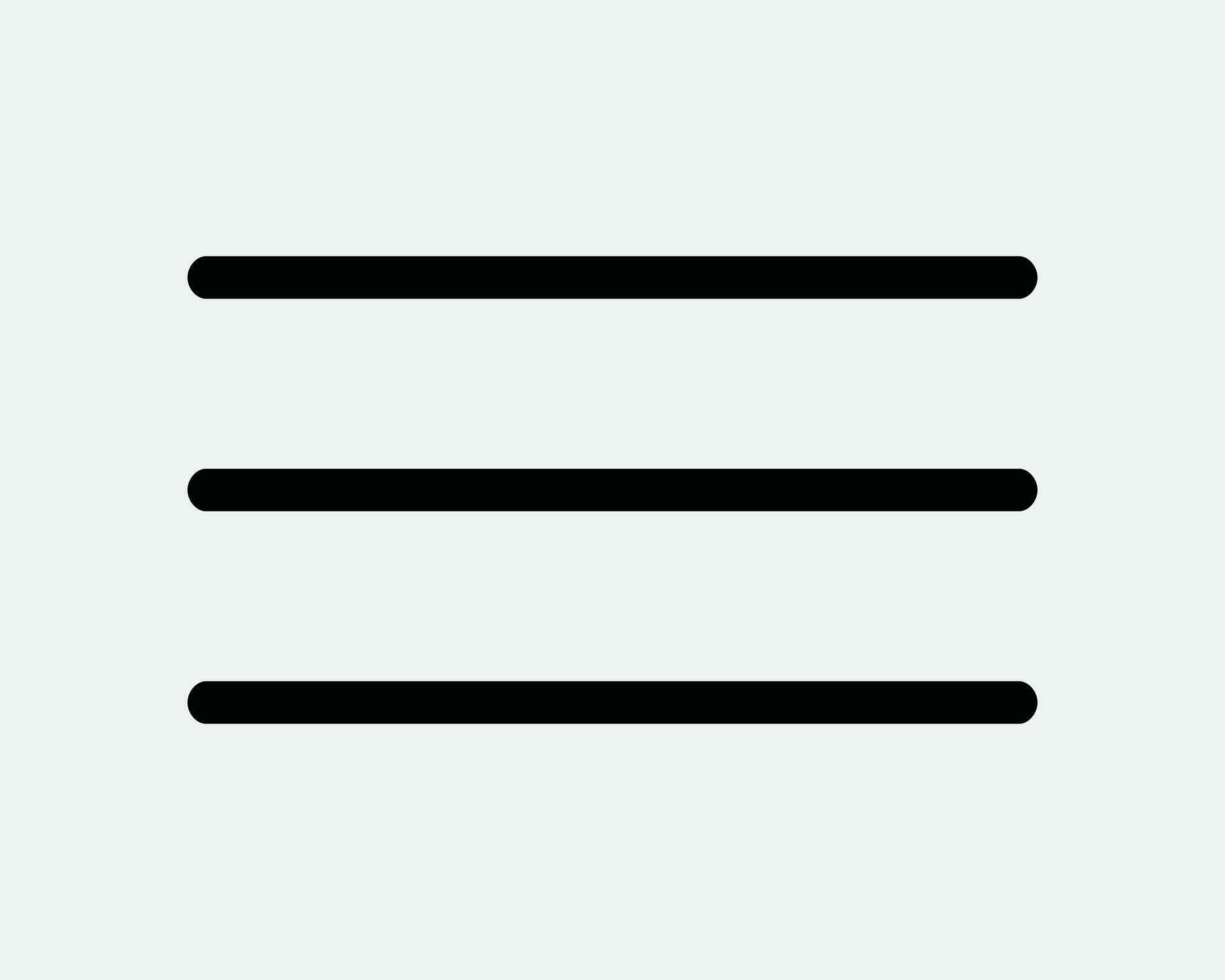 Hamburger Menu Icon Web Website App Navigate Navigation Button Ux Ui