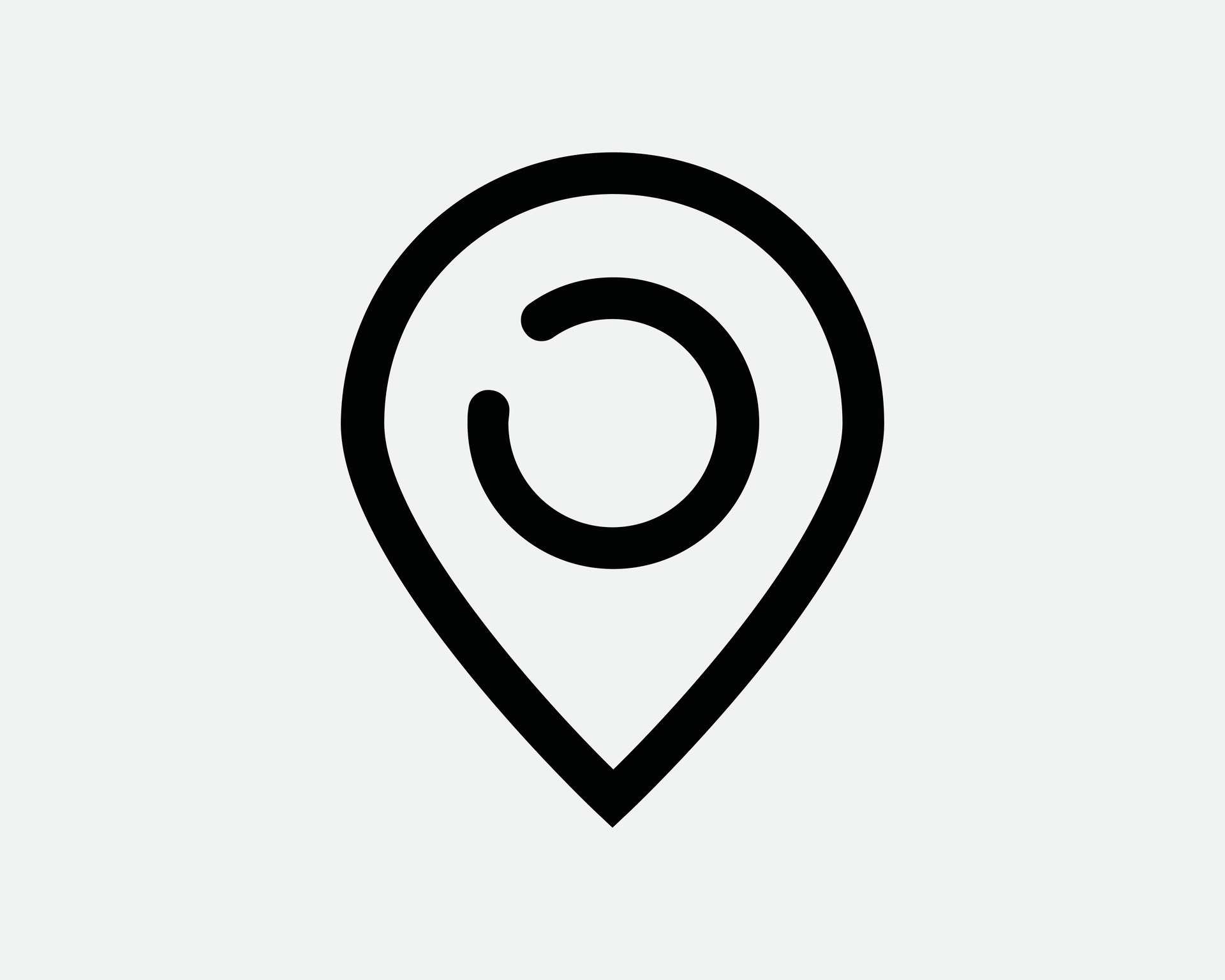 Location Pin Line Icon Gps Navigation Position Point Pointer Map
