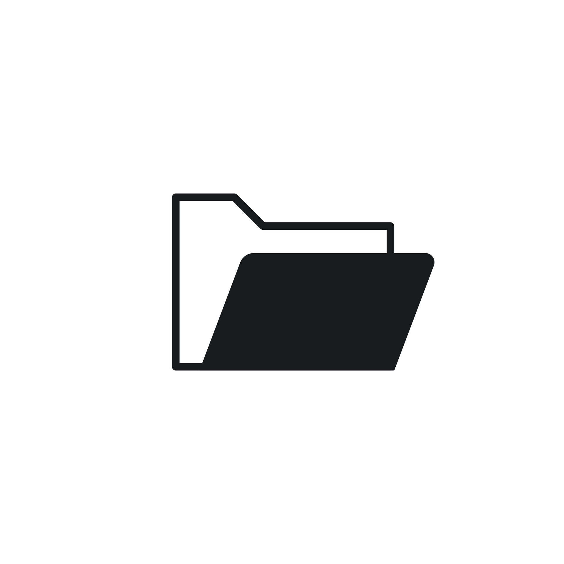 Folder document flat vector icon. Archive data file symbol logo ... Folder document flat vector icon. Archive data file symbol logo ...