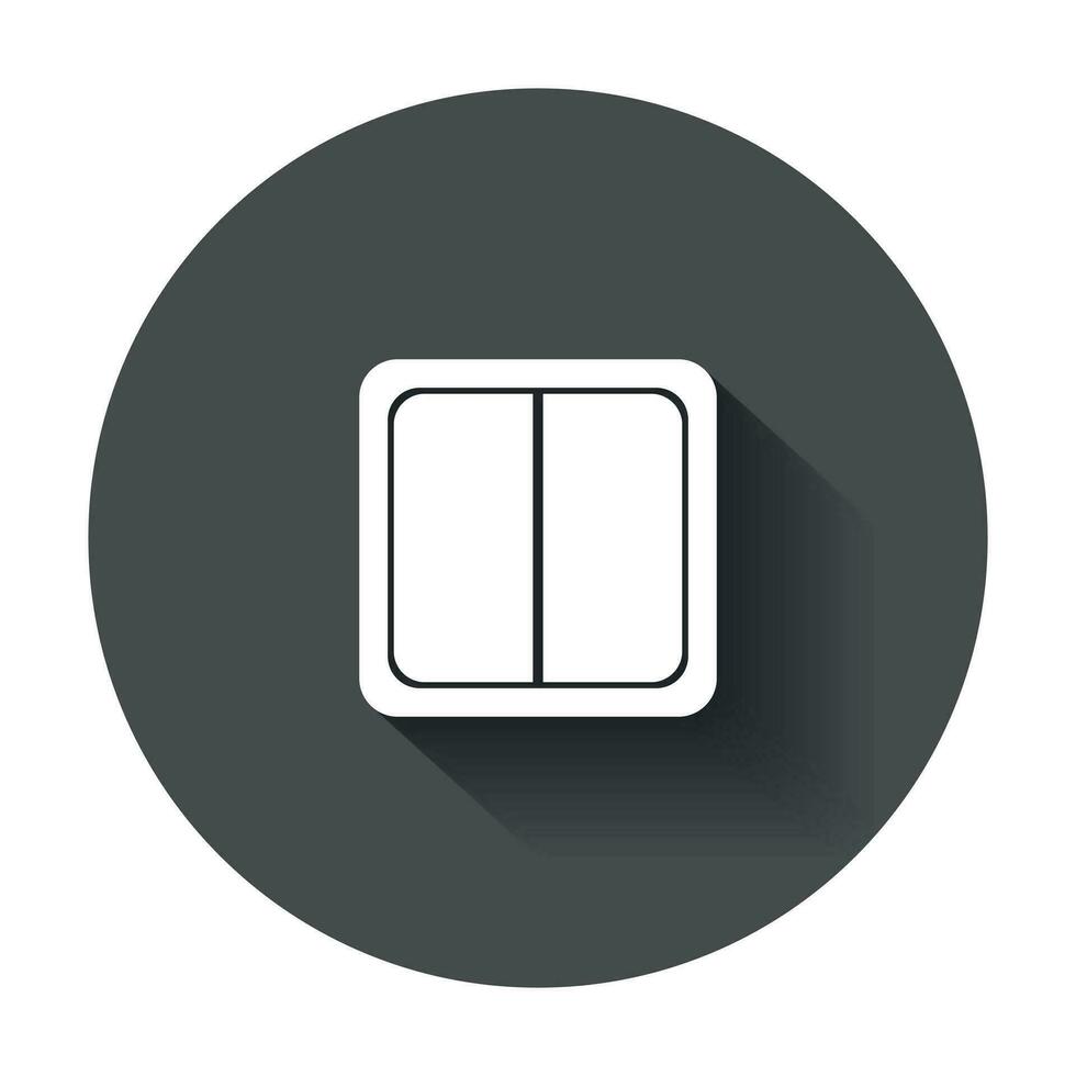 Electric light switch icon. Electric switch flat vector illustration ... Electric light switch icon. Electric switch flat vector illustration ...