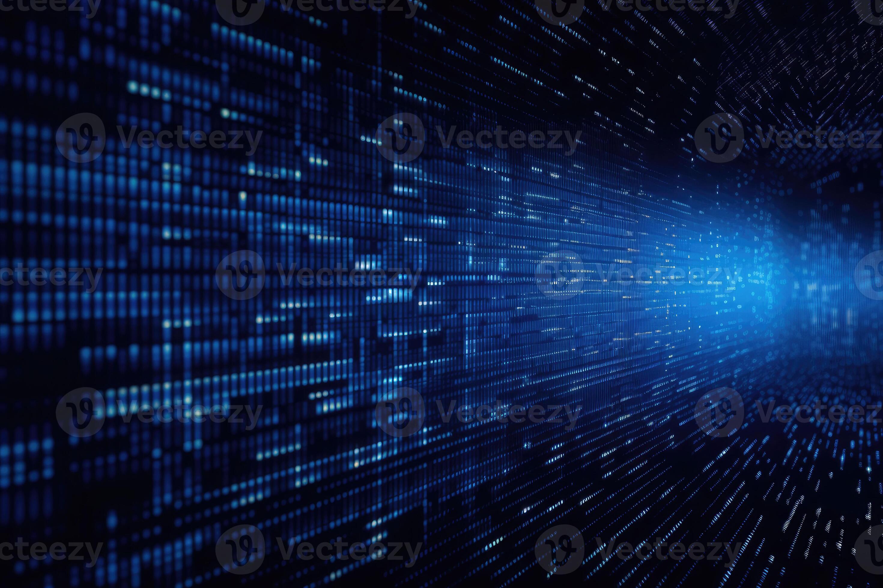 Digital Binary Data Streaming Binary Code Background Matrix Background With Digits 25935654