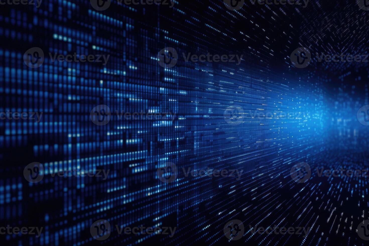 Digital Binary Data Streaming Binary Code Background Matrix Background