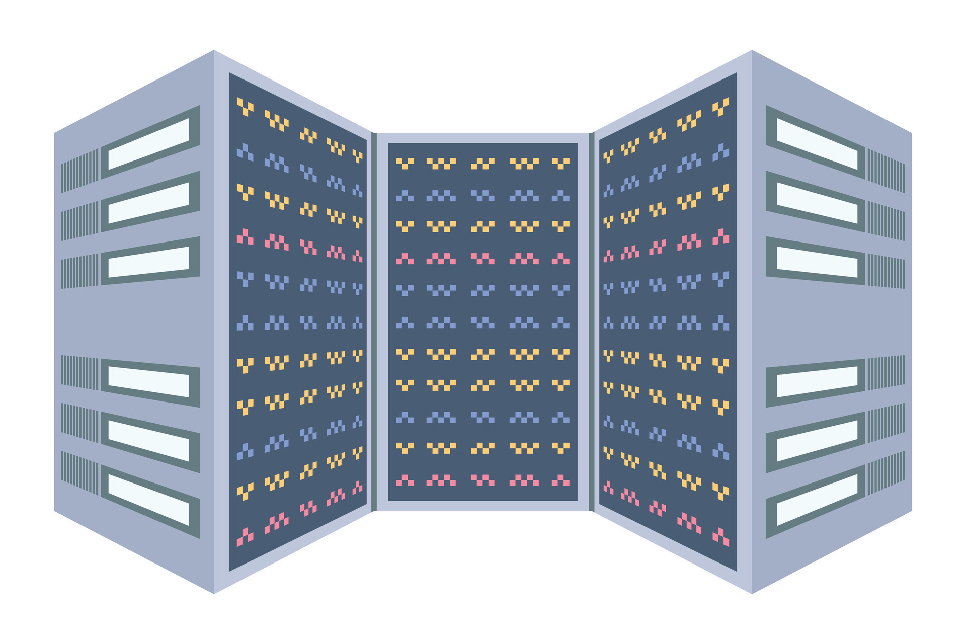 Server Room Database System Server Racks Data Protection Internet