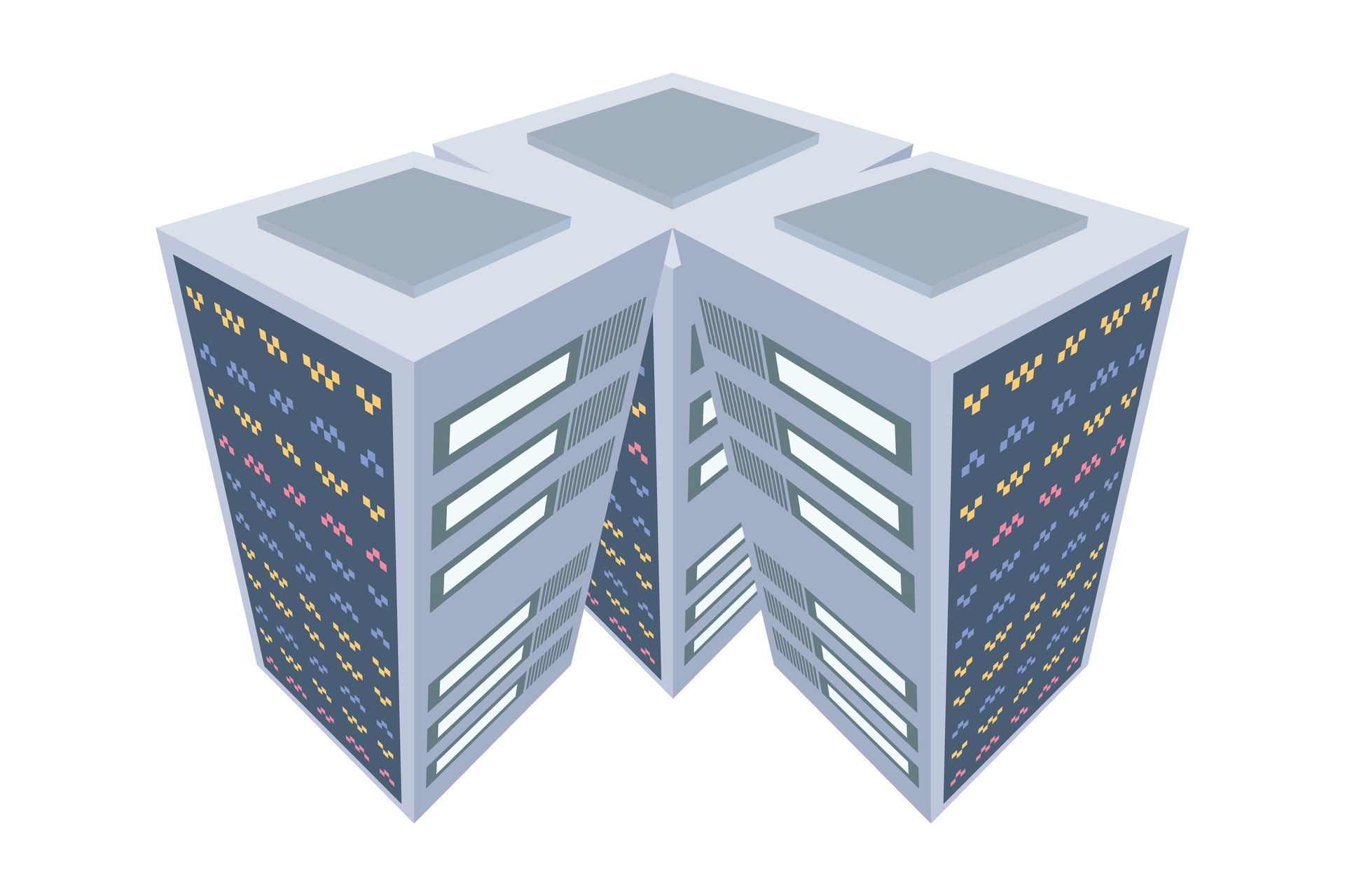 Server Room Database System Server Racks Data Protection Internet