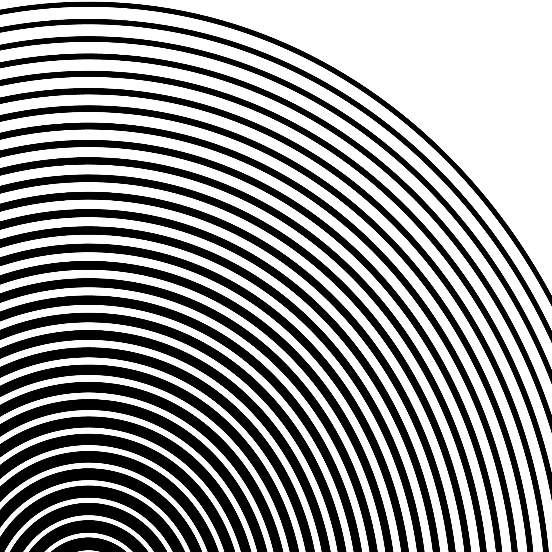 Abstract Circular Wireframe Mesh For Linear Background Digital Lines Of Different Thicknesses