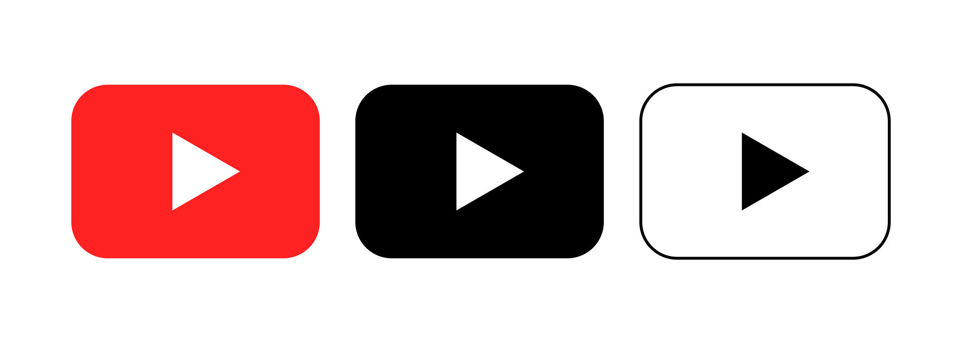 Set of neon youtube ui ux icons. 25945092 Vector Art at Vecteezy