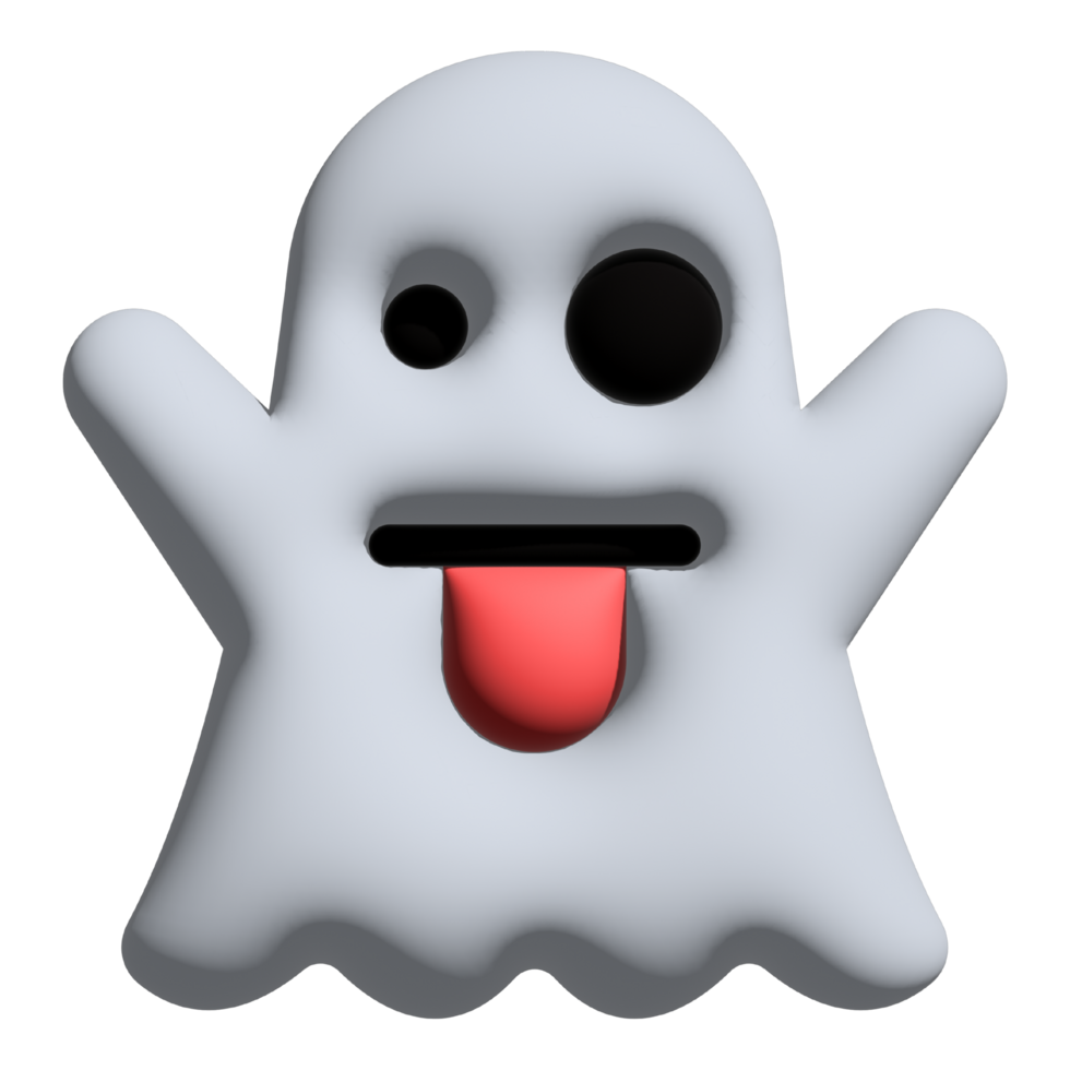 Emoticon Emoji 3d Ghost 25945178 Png