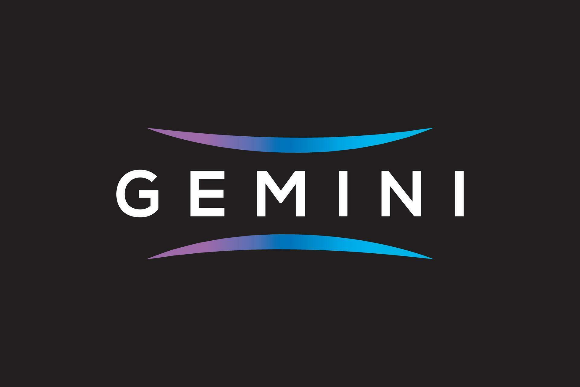 Gemini logo design vector template 25945708 Vector Art at Vecteezy