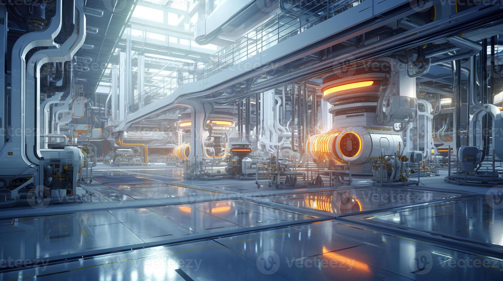 futuristic factory with no people. Hi tech smart manufacturing ... futuristic factory with no people. Hi tech smart manufacturing ...