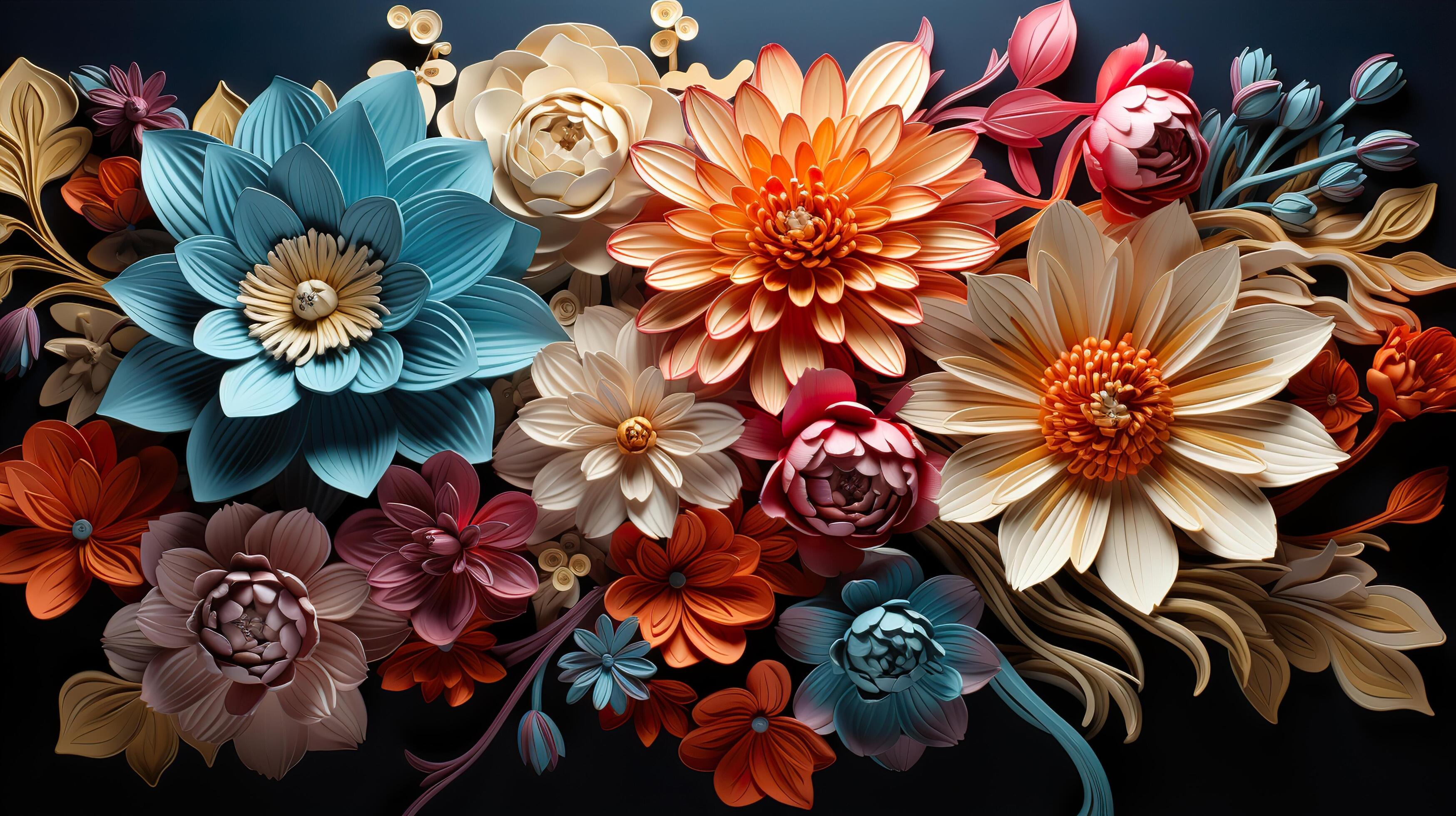 3d Colorful Royale Flower Design 25950164 Stock Photo at Vecteezy 3d Colorful Royale Flower Design 25950164 Stock Photo at Vecteezy