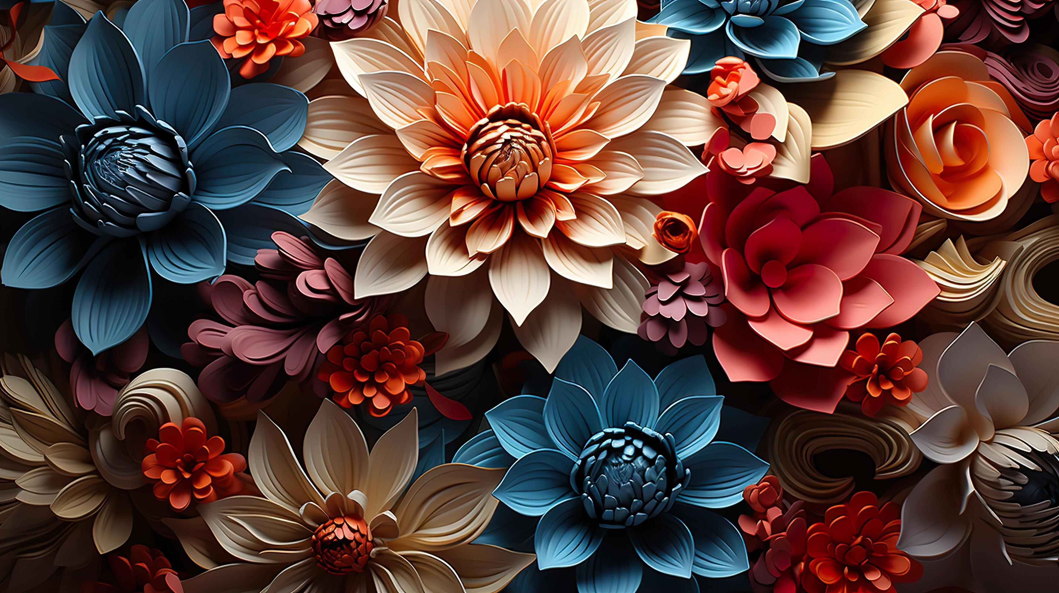 3d Colorful Royale Flower Design AI Generated 25950221 Stock Photo at ... 3d Colorful Royale Flower Design AI Generated 25950221 Stock Photo at ...