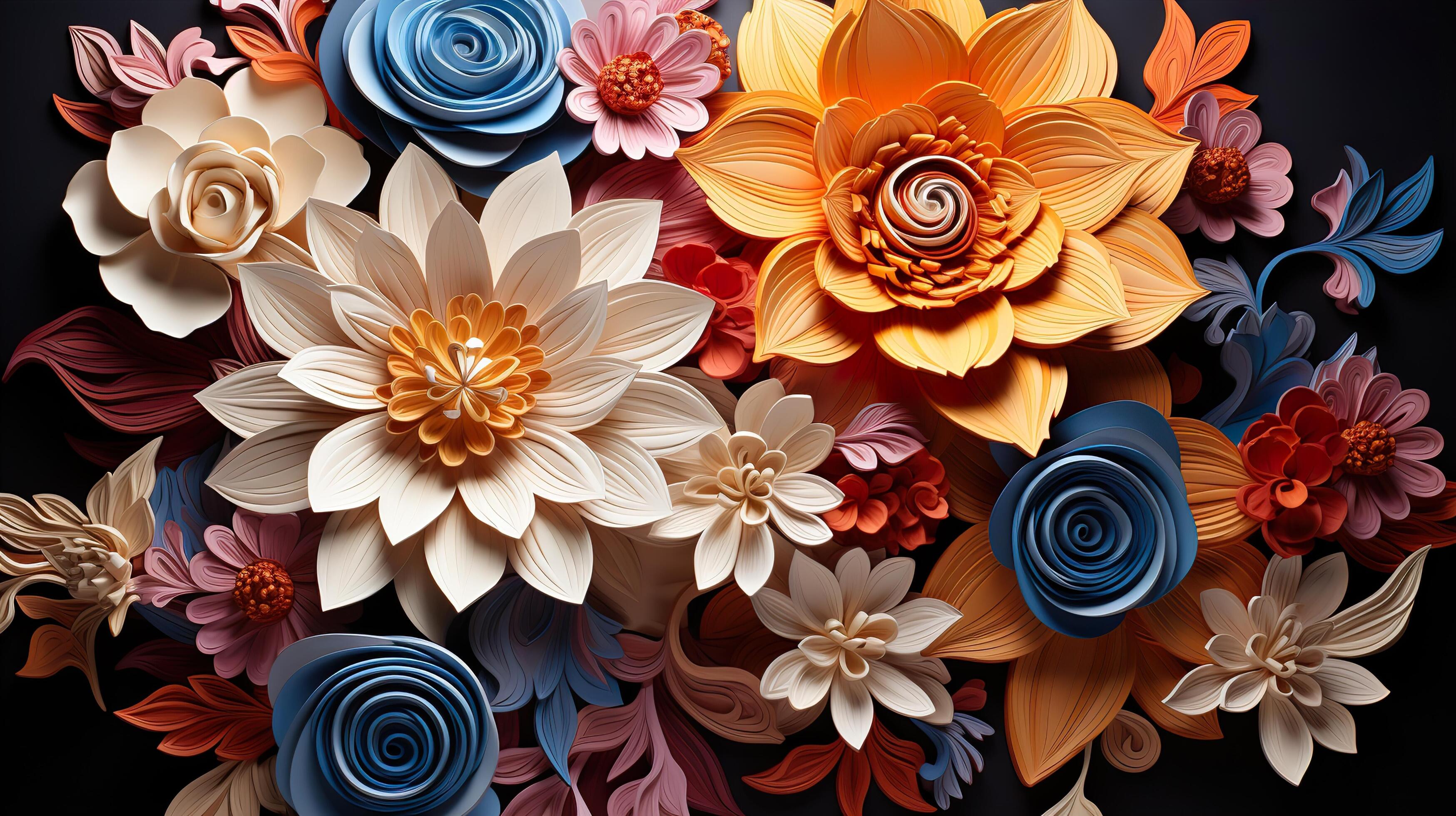 3d Colorful Royale Flower Design 25950268 Stock Photo at Vecteezy 3d Colorful Royale Flower Design 25950268 Stock Photo at Vecteezy