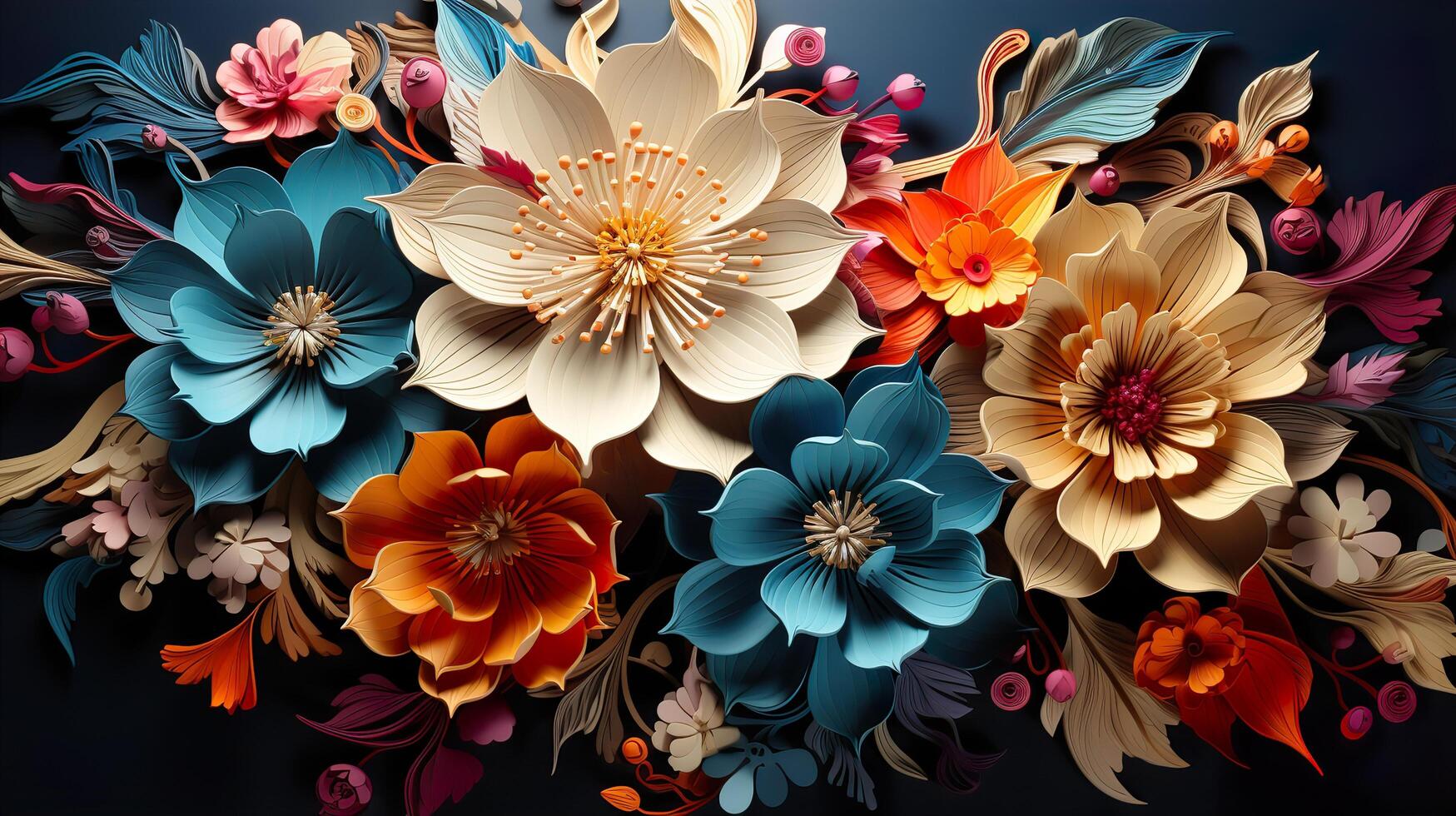 3d Colorful Royale Flower Design 25951770 Stock Photo at Vecteezy 3d Colorful Royale Flower Design 25951770 Stock Photo at Vecteezy