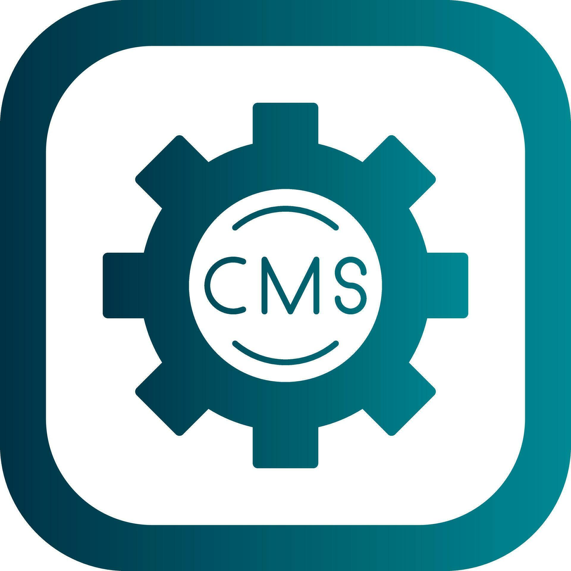 Cms Vector Icon Design 25957913 Vector Art At Vecteezy