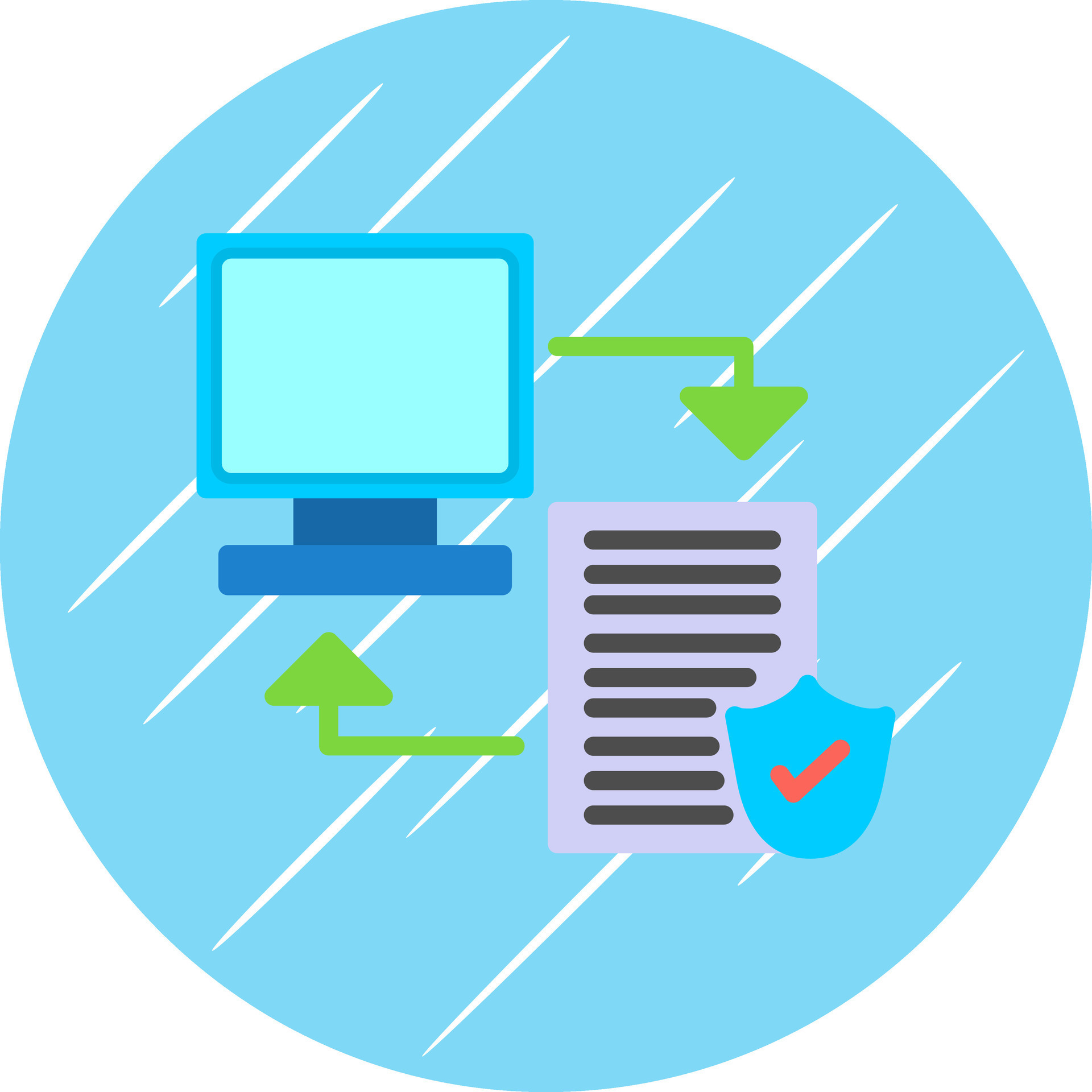 Data Transfer Vector Icon Design 25958787 Vector Art At Vecteezy