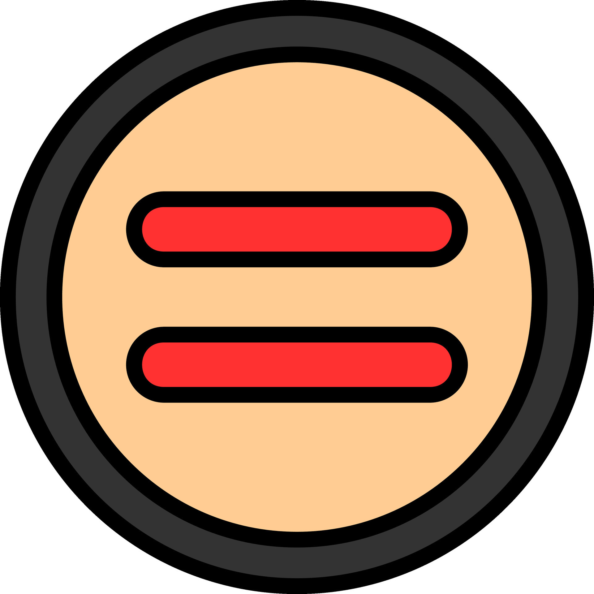 Equal Vector Icon Design 25964700 Vector Art At Vecteezy