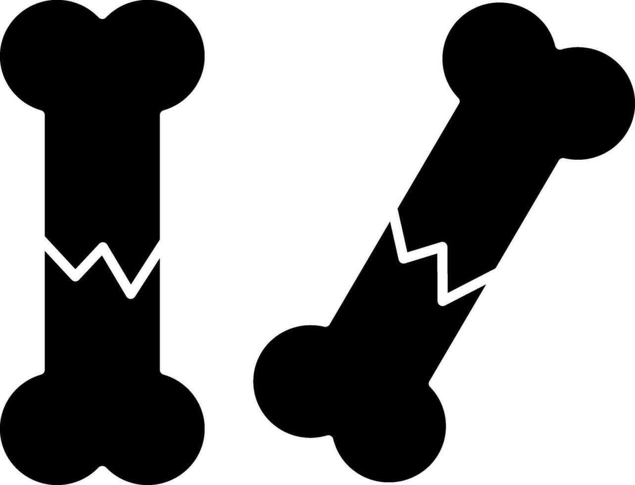 Broken Bone Vector Icon Design 25965662 Vector Art At Vecteezy