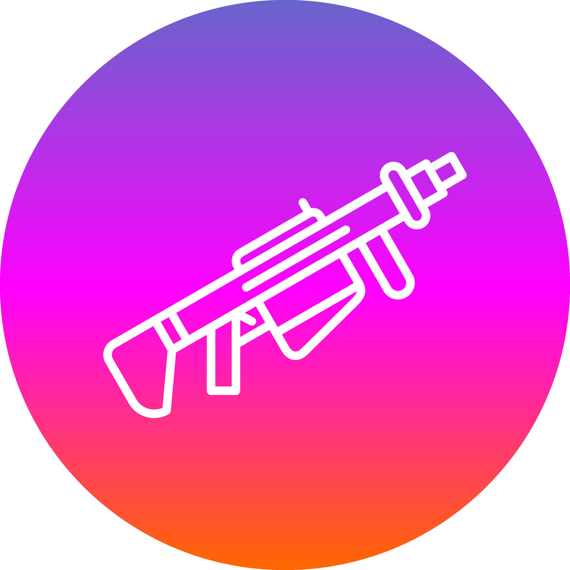 Grenade launcher Vector Icon Design 25976215 Vector Art at Vecteezy
