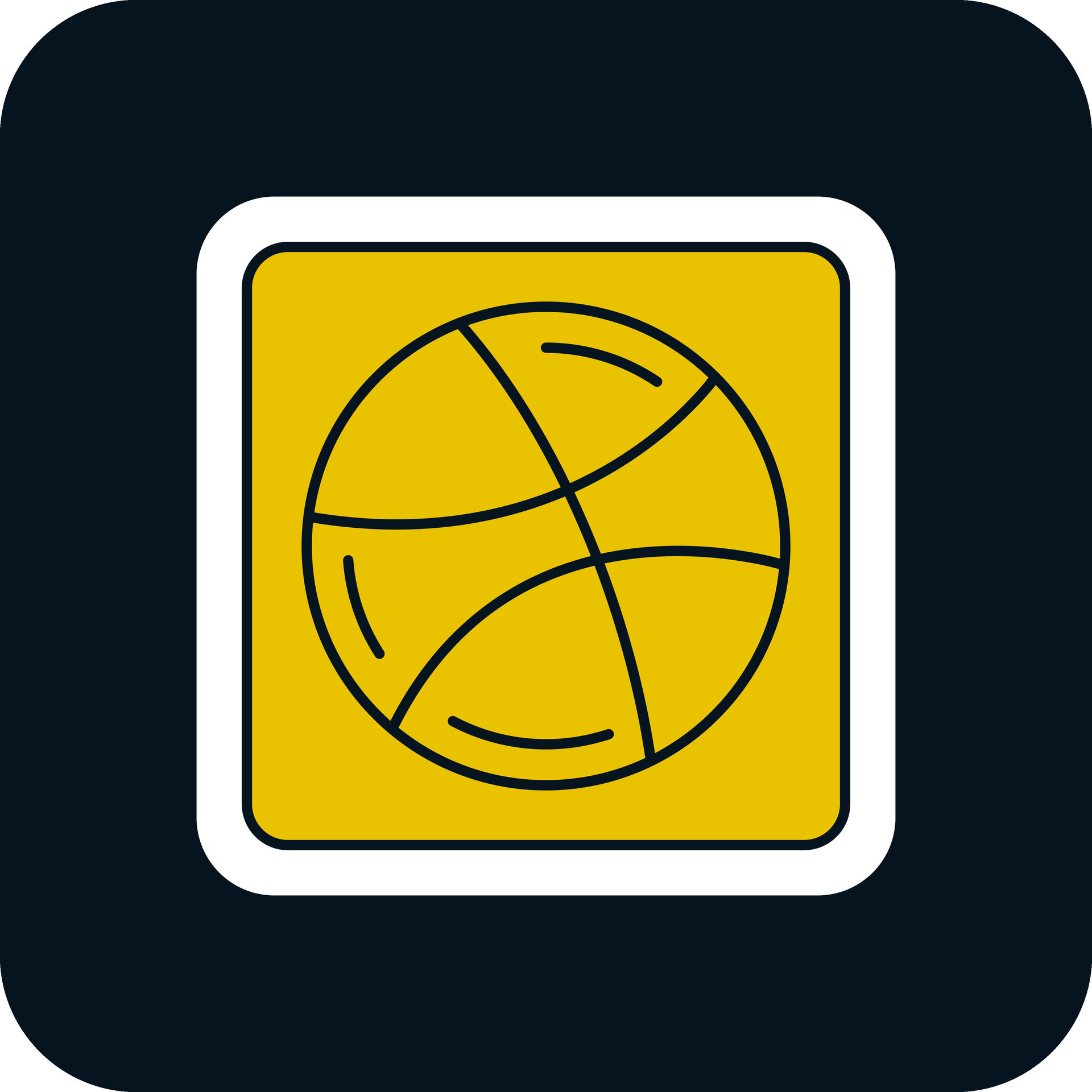 Dribbble Logo Vector Icon Design 25999851 Vector Art at Vecteezy