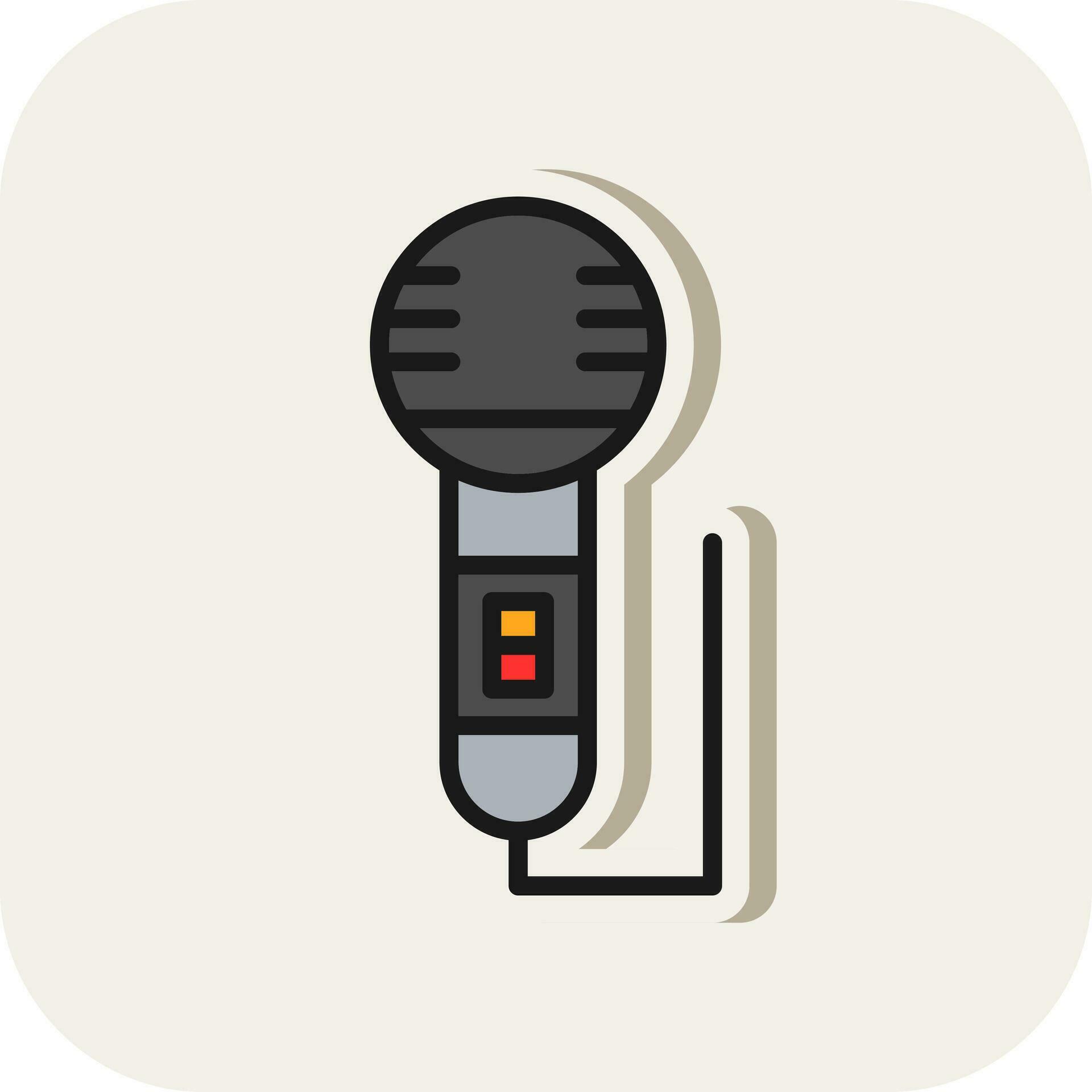 Mic Vector Icon Design 26000516 Vector Art at Vecteezy