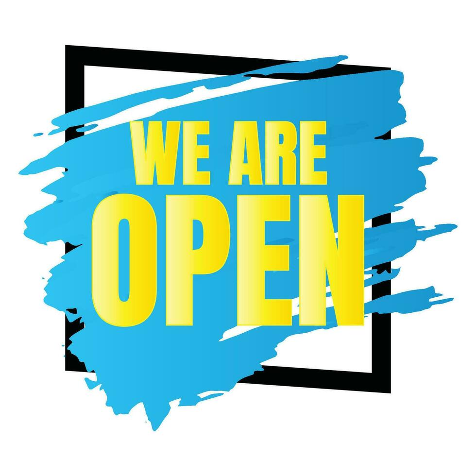 We are open today sign design, We are open now social media post icon, We are open tonight ...