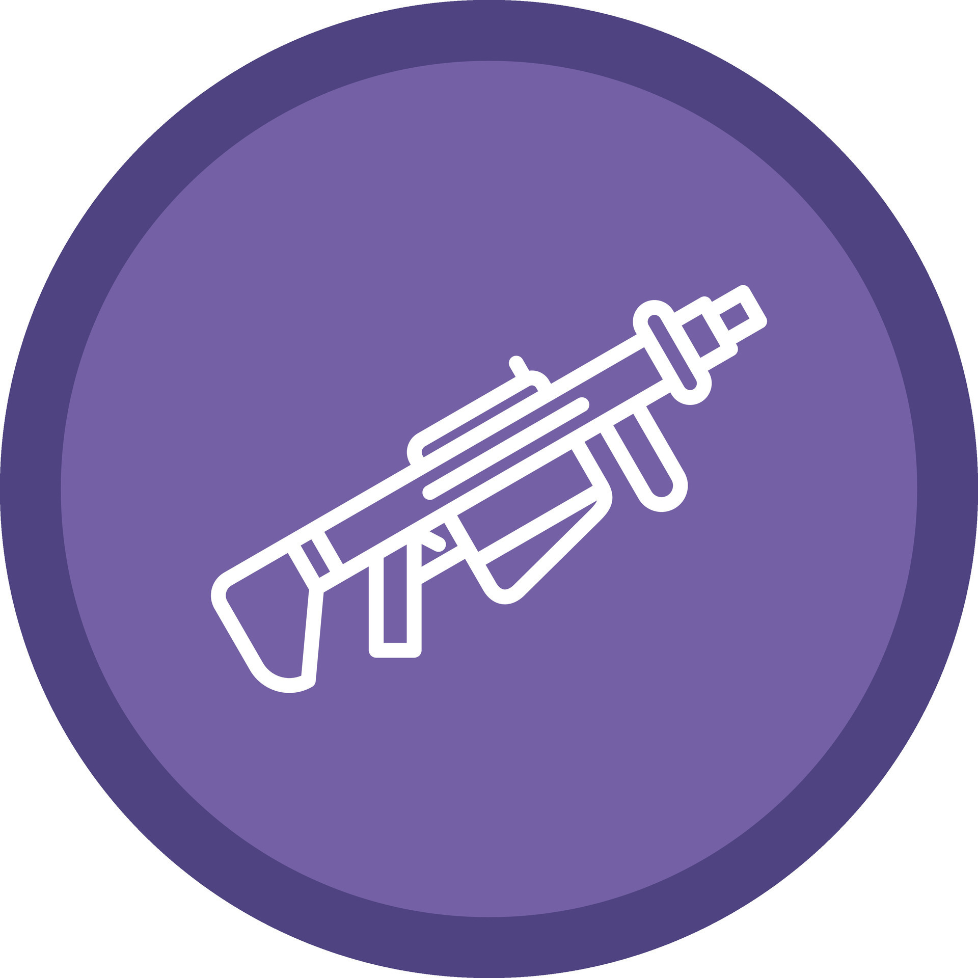 Grenade launcher Vector Icon Design 26016129 Vector Art at Vecteezy