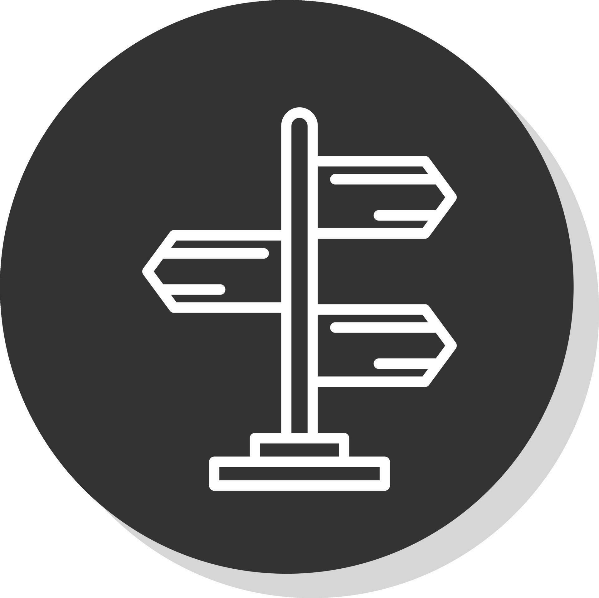 Signpost Vector Icon Design 26019008 Vector Art At Vecteezy