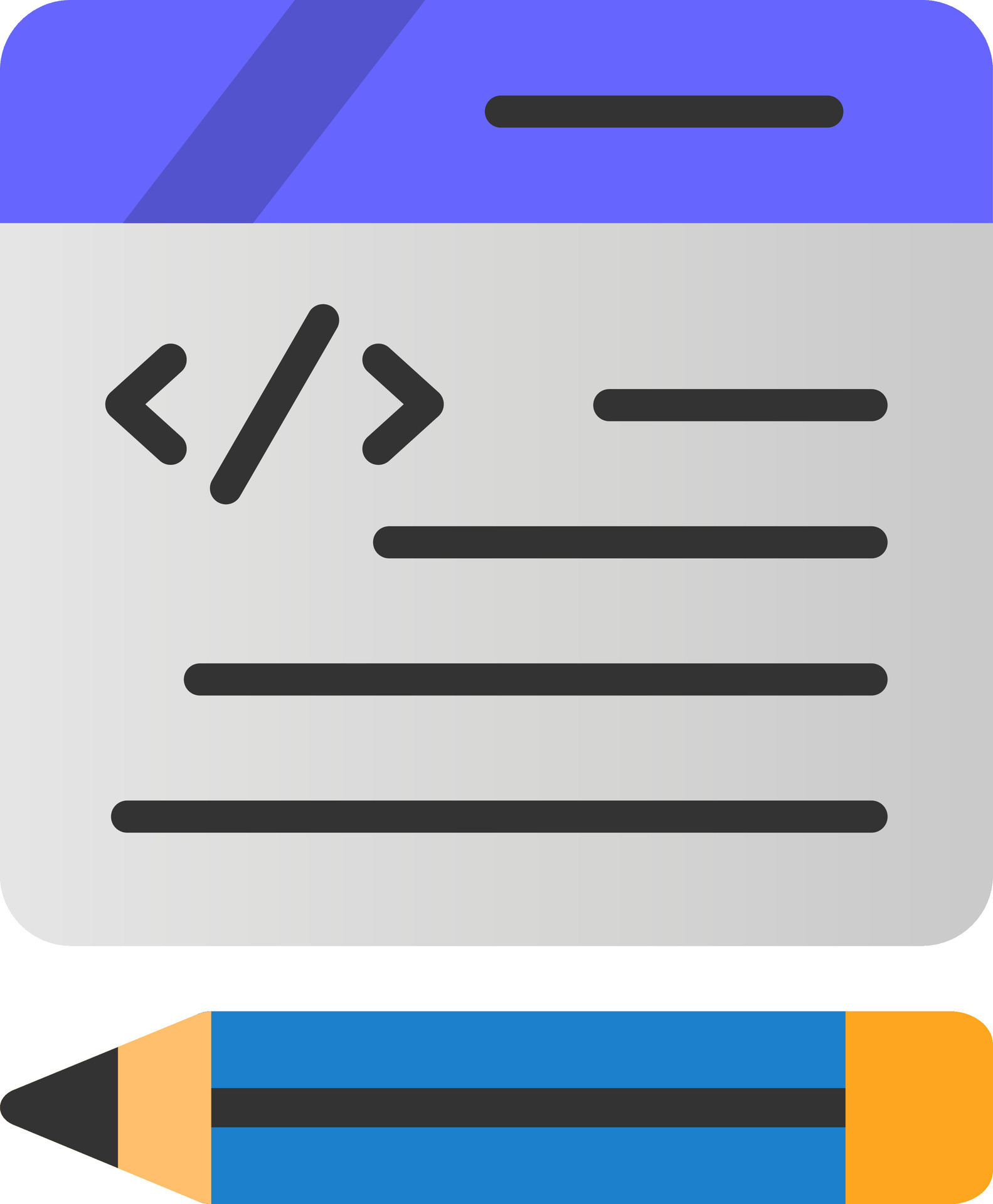 Html Vector Icon Design 26026875 Vector Art at Vecteezy