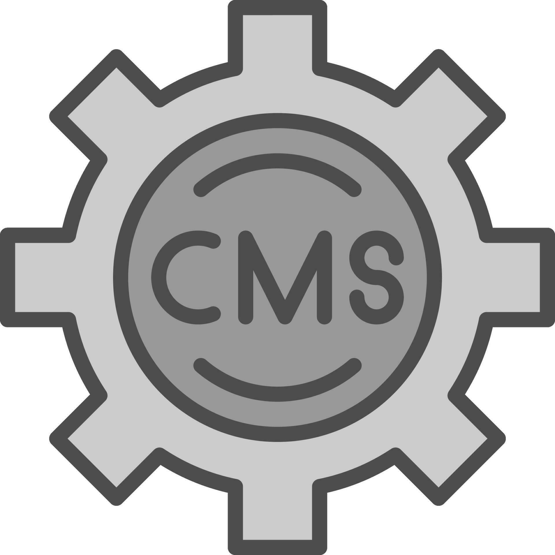 Cms Vector Icon Design 26031232 Vector Art At Vecteezy