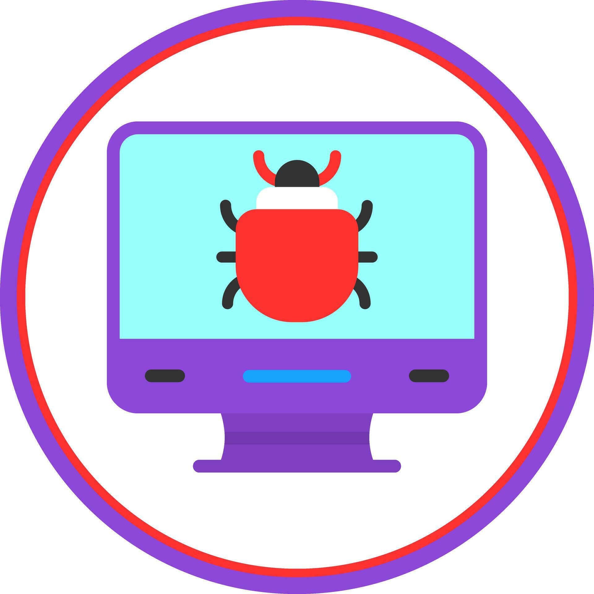 Computer Bug Vector Icon Design 26038191 Vector Art at Vecteezy