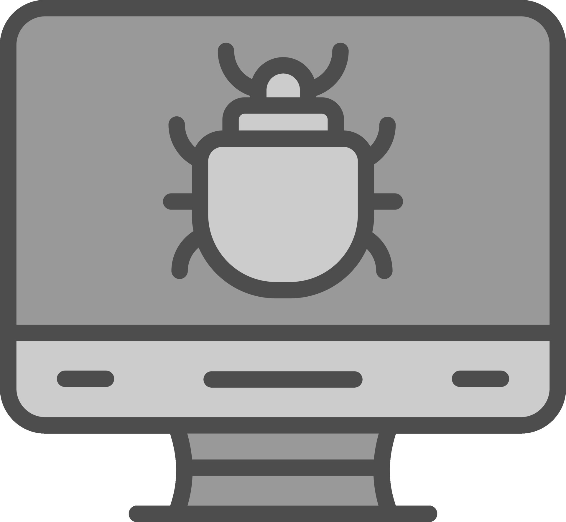 Computer Bug Vector Icon Design 26052606 Vector Art At Vecteezy