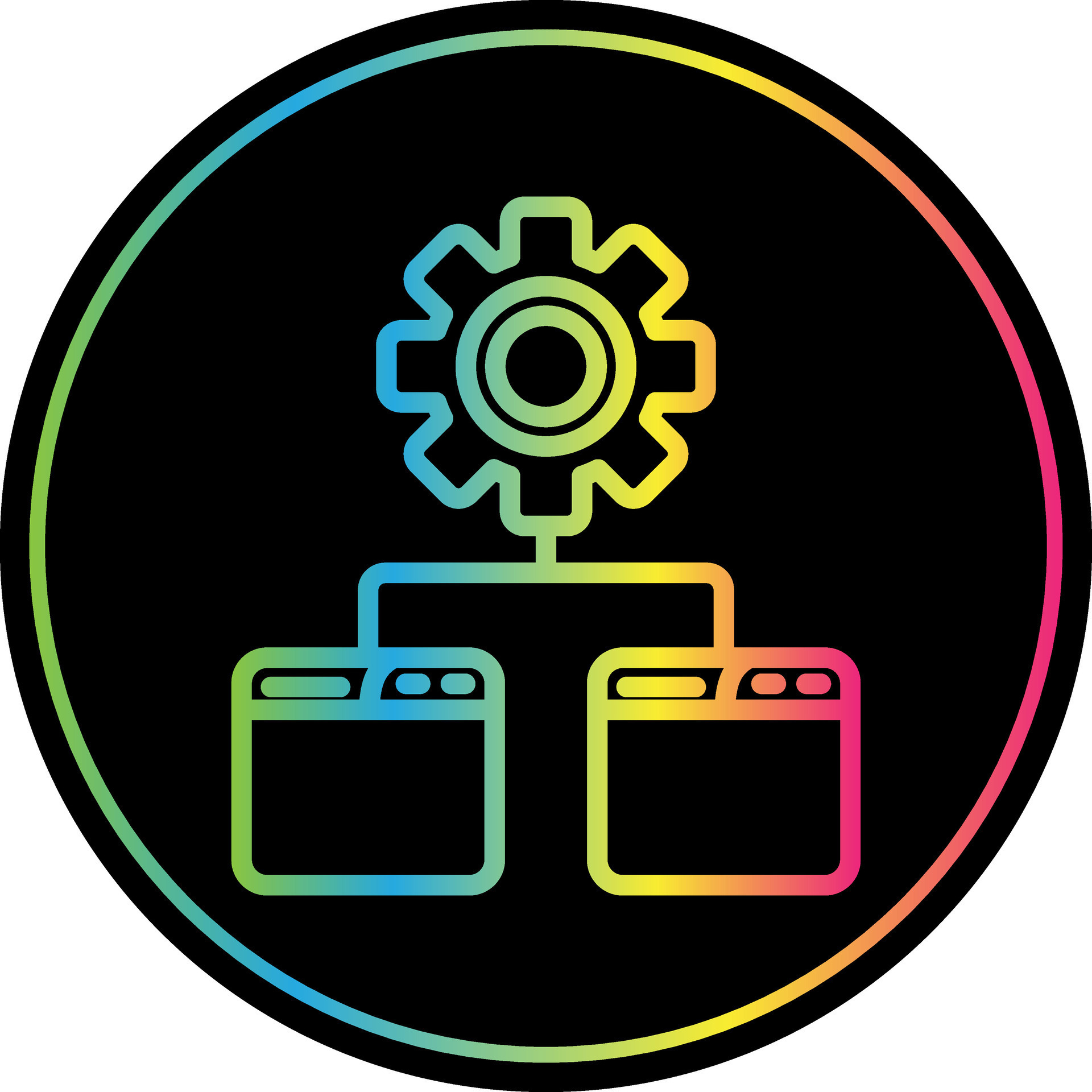 Batch Processing Vector Icon Design 26054041 Vector Art at Vecteezy