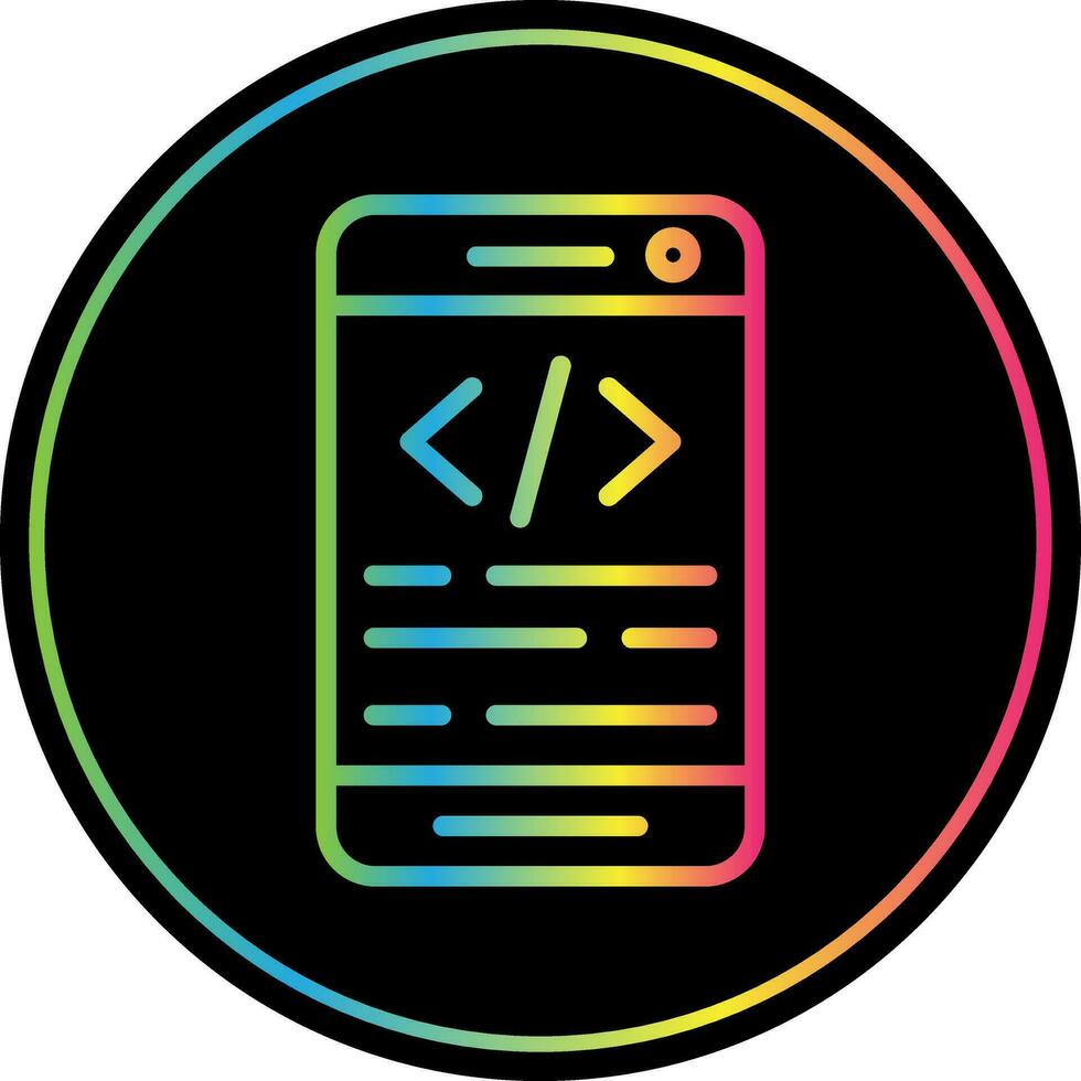 App coding Vector Icon Design 26054105 Vector Art at Vecteezy