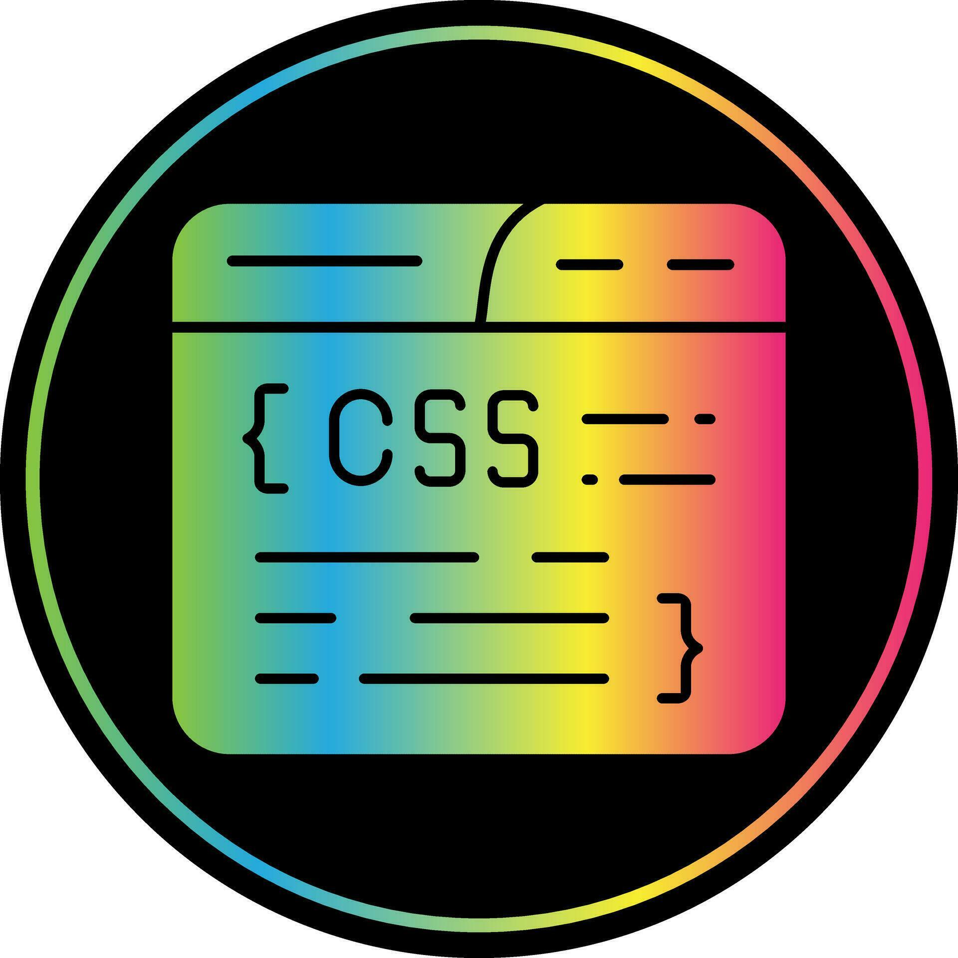 Css Coding Vector Icon Design 26055608 Vector Art At Vecteezy