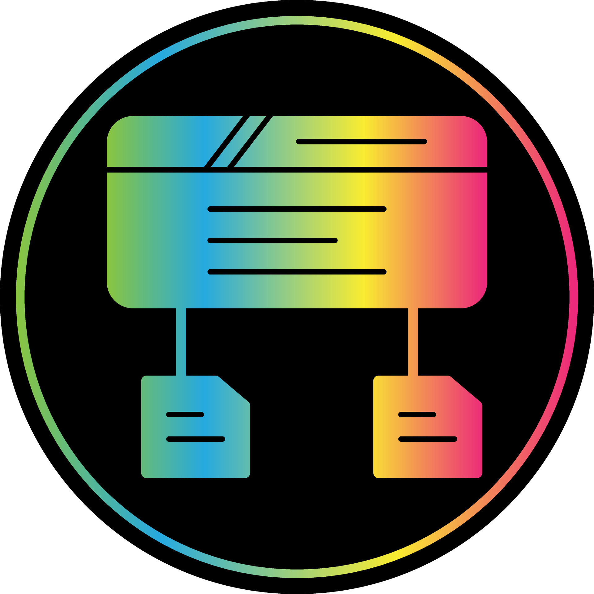 Data Flow Vector Icon Design 26056059 Vector Art At Vecteezy