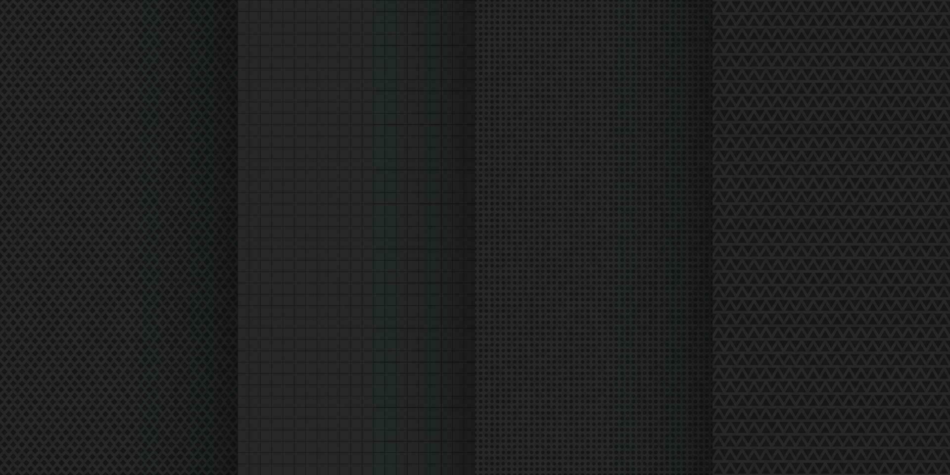 black color calm minimal style seamless pattern 26057401 Vector Art at ...