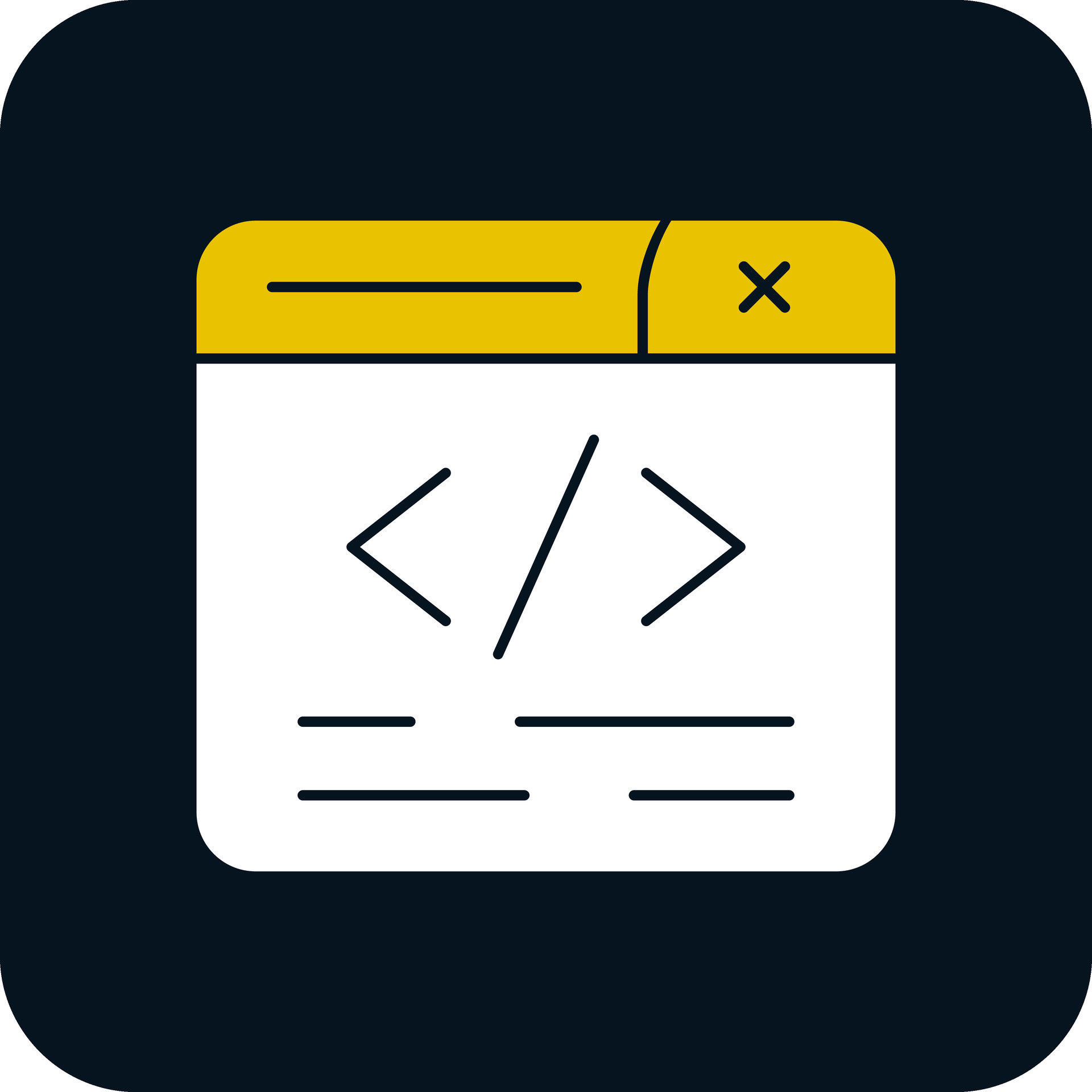 Web Programming Vector Icon Design 26063143 Vector Art At Vecteezy