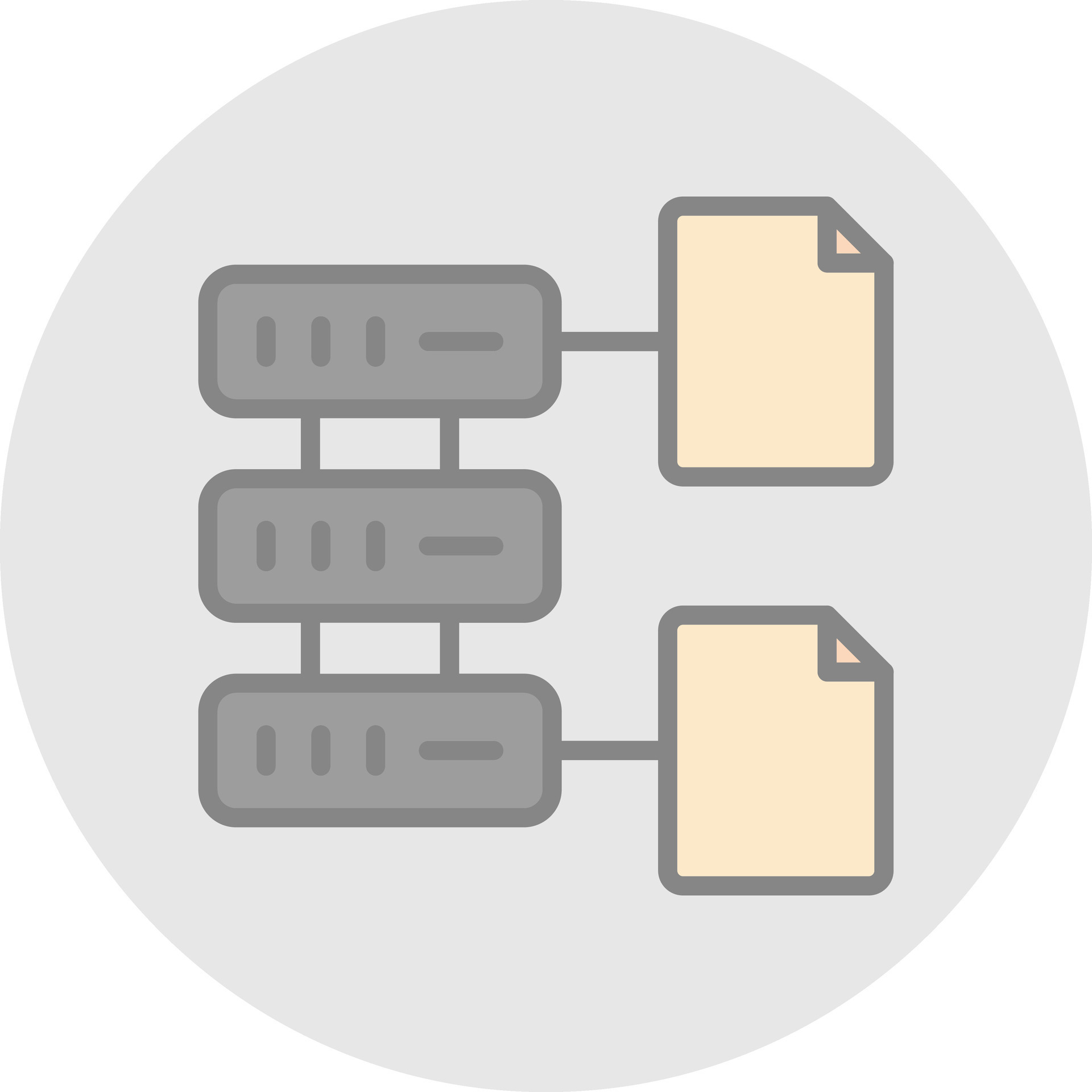 Database File Vector Icon Design 26064925 Vector Art at Vecteezy