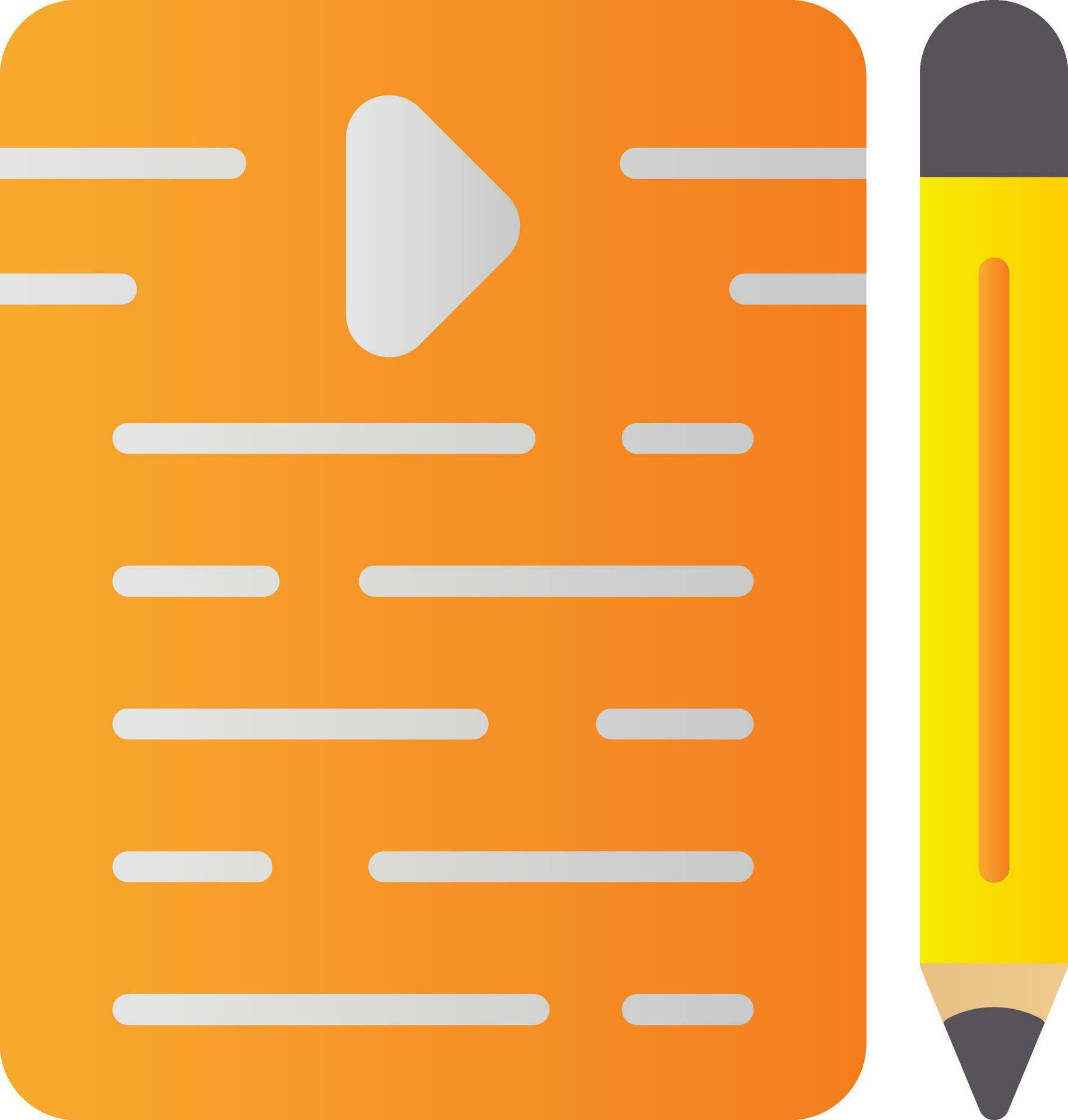 Script Writing Vector Icon Design 26071411 Vector Art at Vecteezy