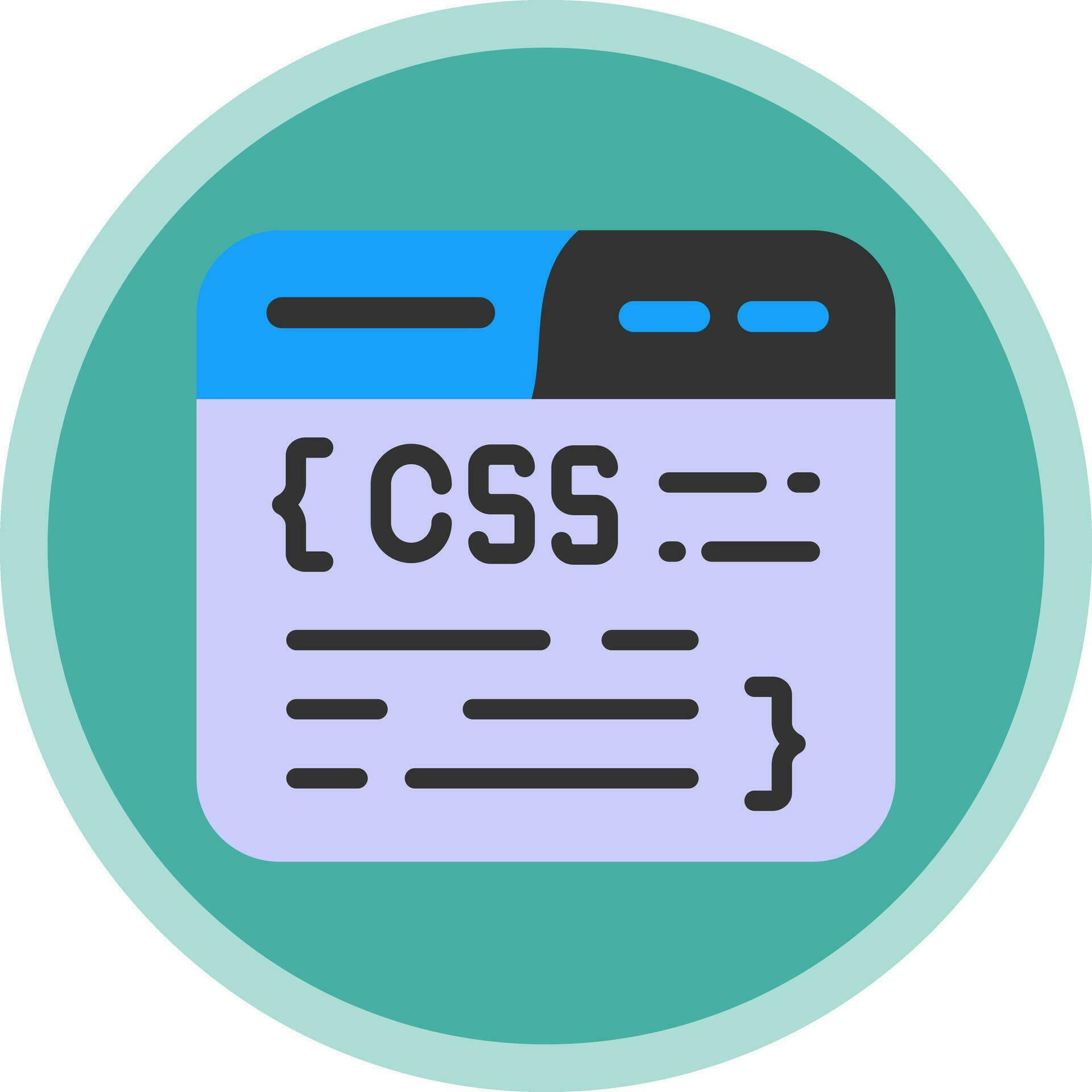 Css Coding Vector Icon Design 26085093 Vector Art At Vecteezy